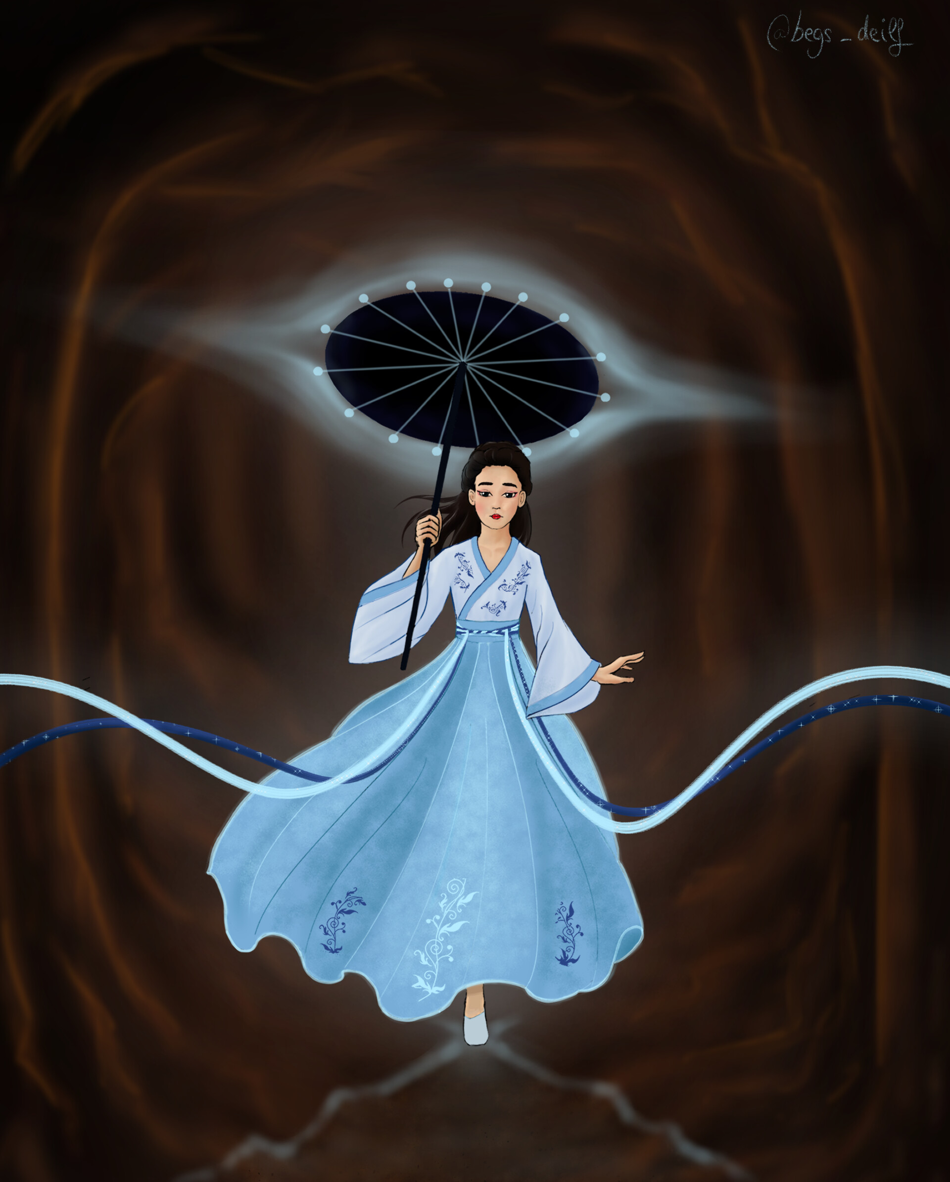 ArtStation - Three body problem - Dewdrop princess