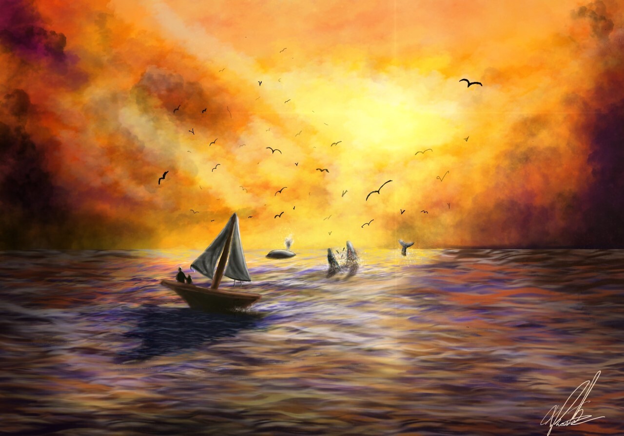 ArtStation - Whale Watching