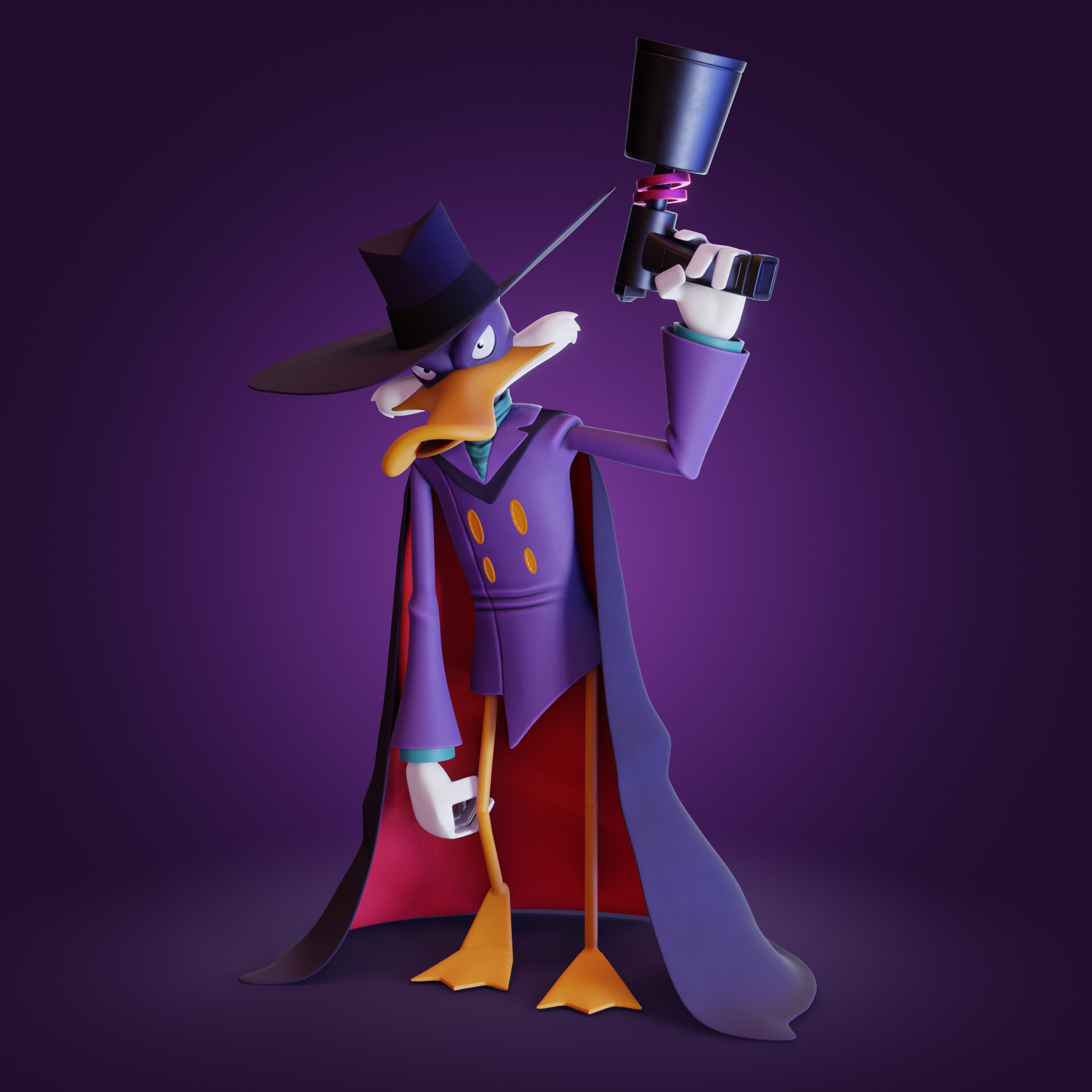 ArtStation - Darkwing Duck