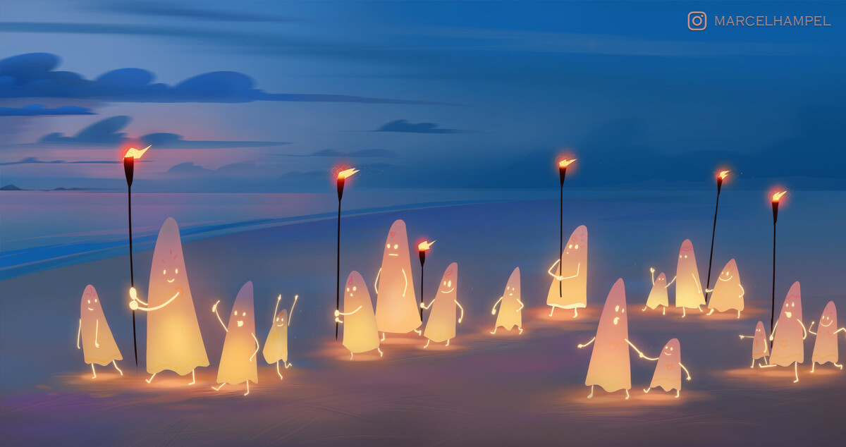 ArtStation - Ghost parades - SKETCHES
