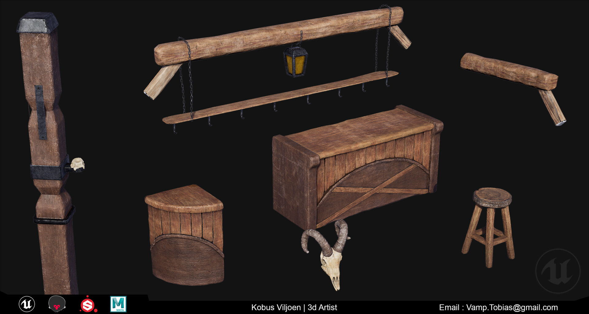 Kobus Viljoen - Medieval Tavern Counters
