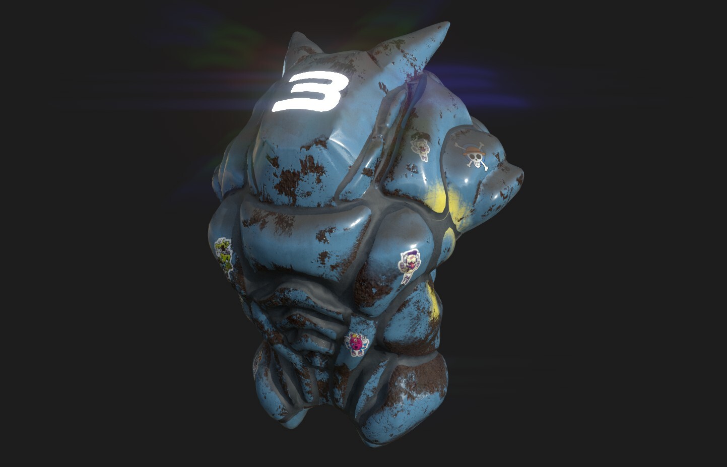 ArtStation - Robot body made in zbrush and textured in substance painter