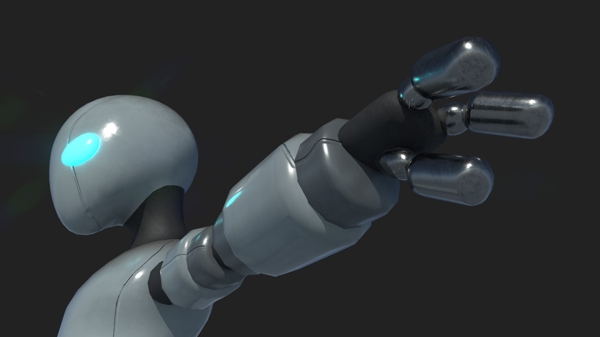 ArtStation - 3D character of a robot