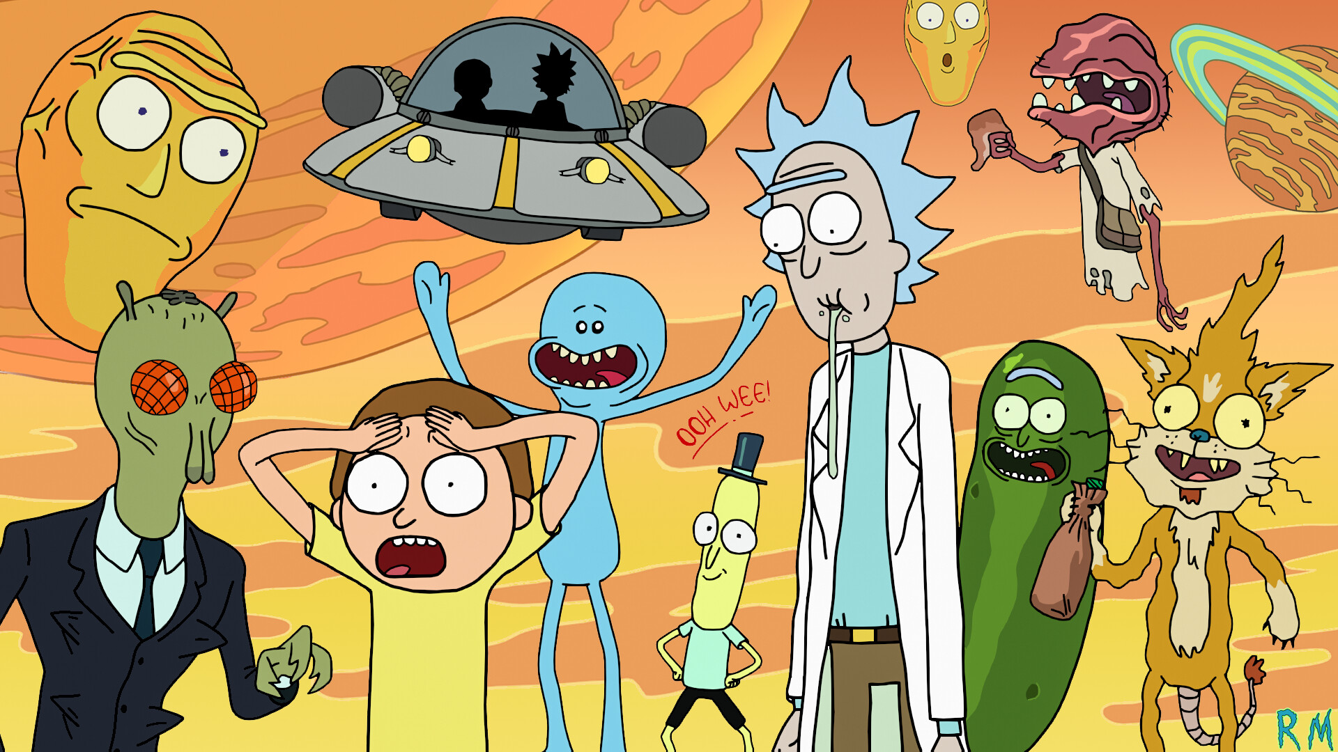 ArtStation - Rick and Morty Character Comp