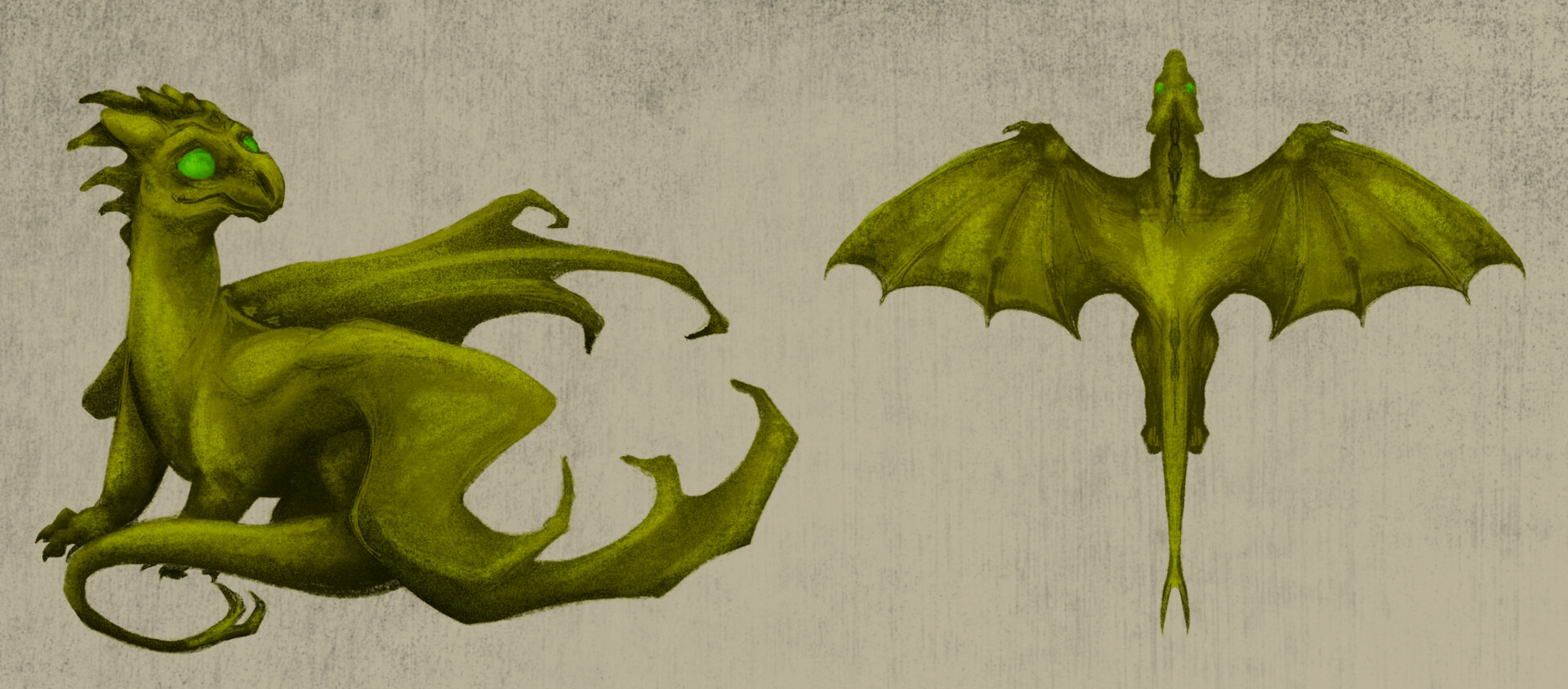 ArtStation - Dragonriders of Pern: Baby Pack/Grayscale Bases
