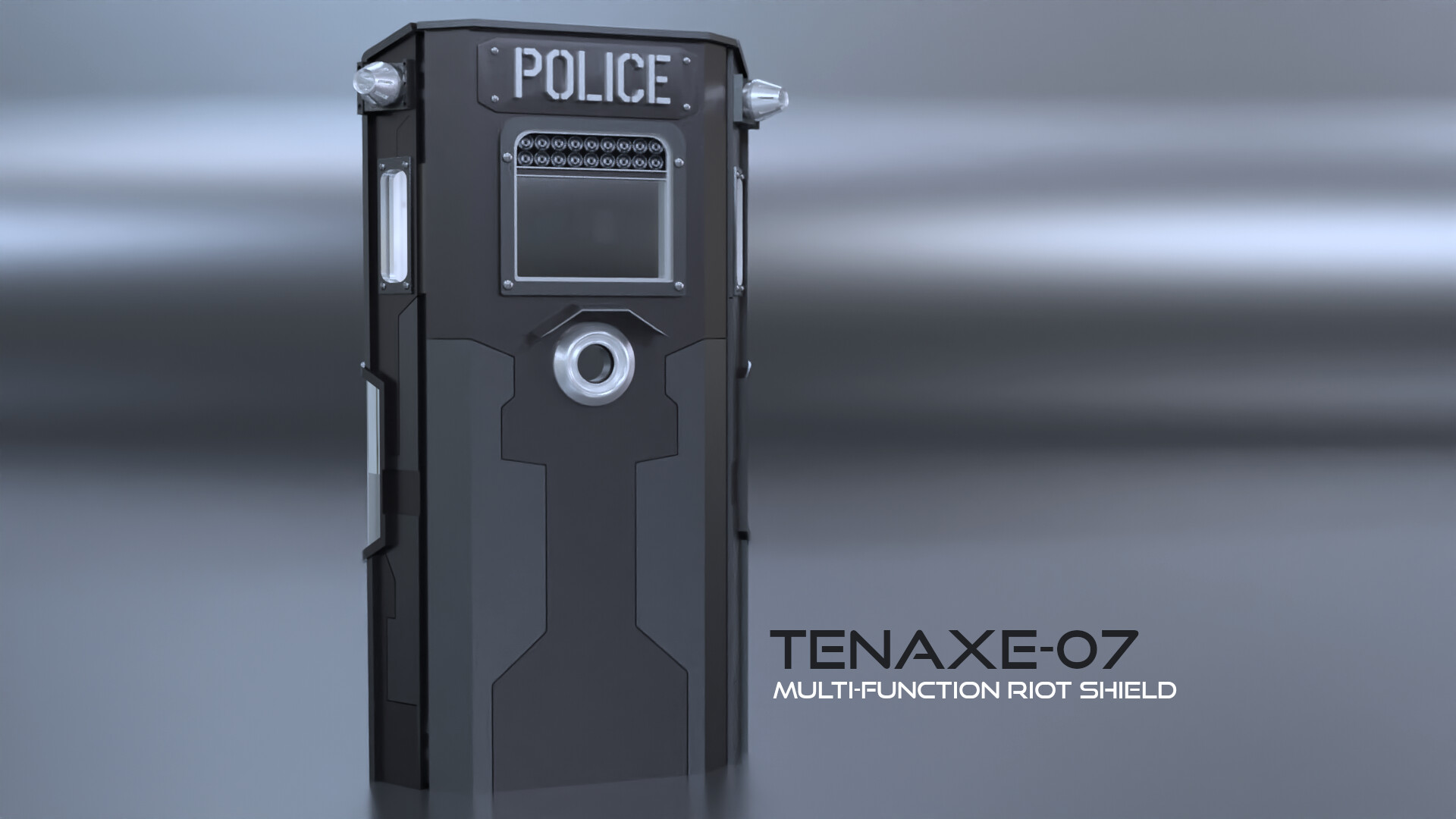 ArtStation - TENAXE-07 A Multifunction Riot Shield