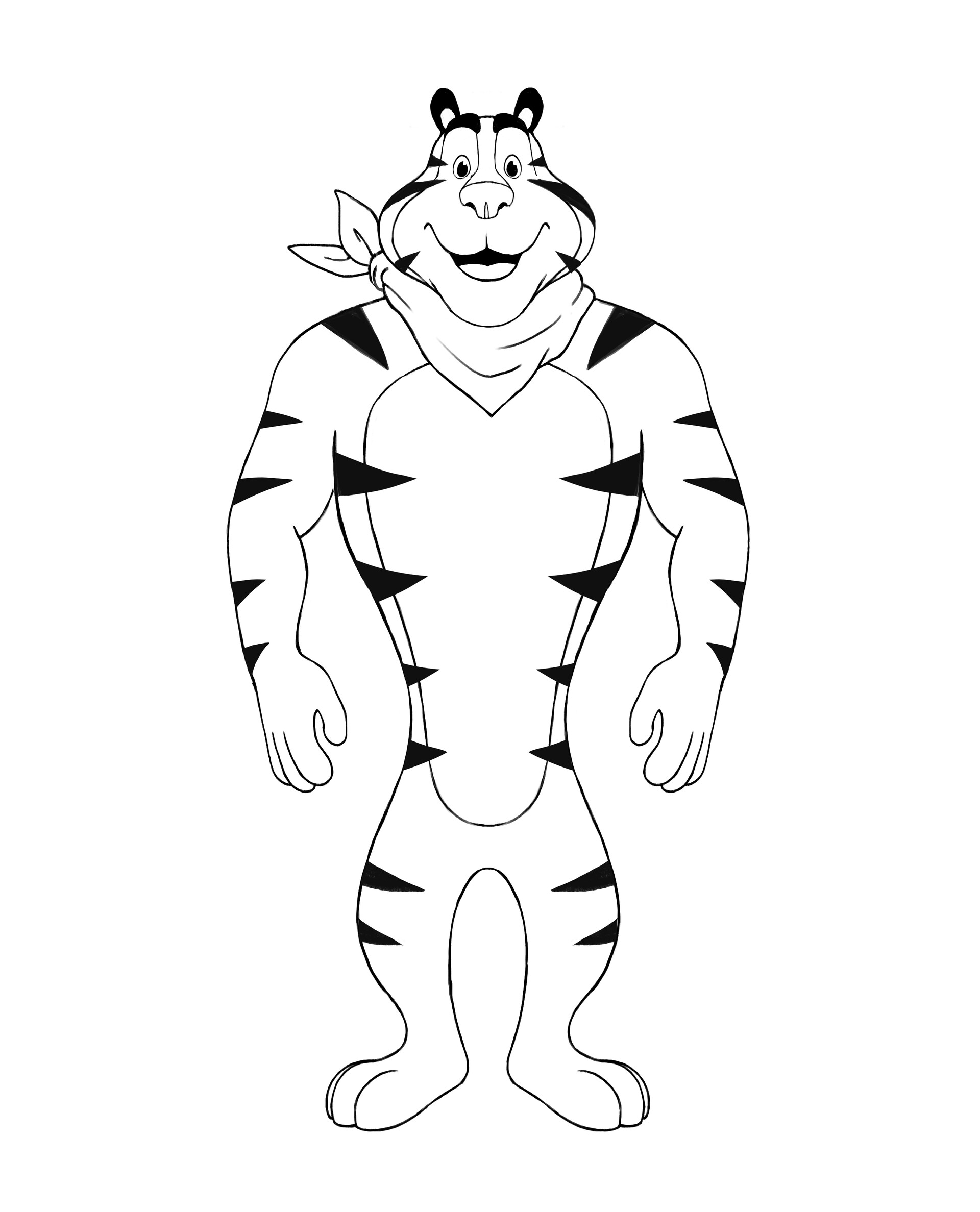 tony the tiger coloring pages