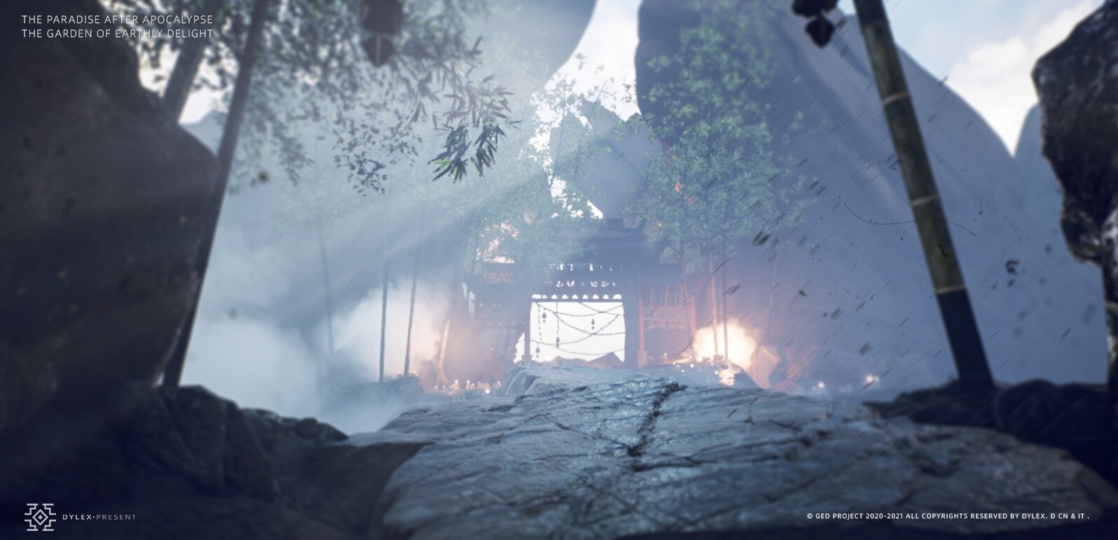 ArtStation - The secret divine path.