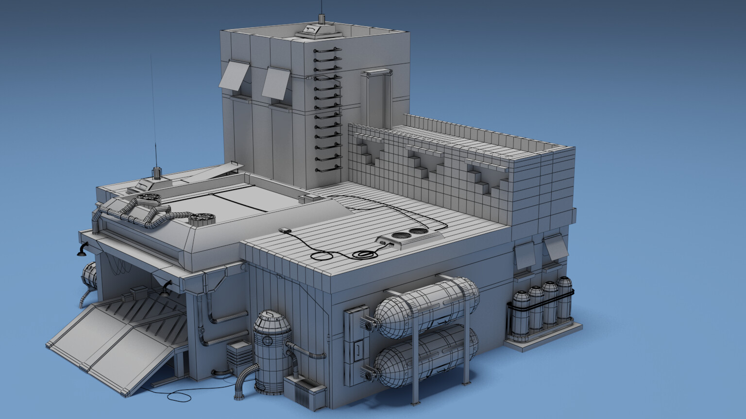 Subhankar bhowmik - 3d bg modeling and props modeling