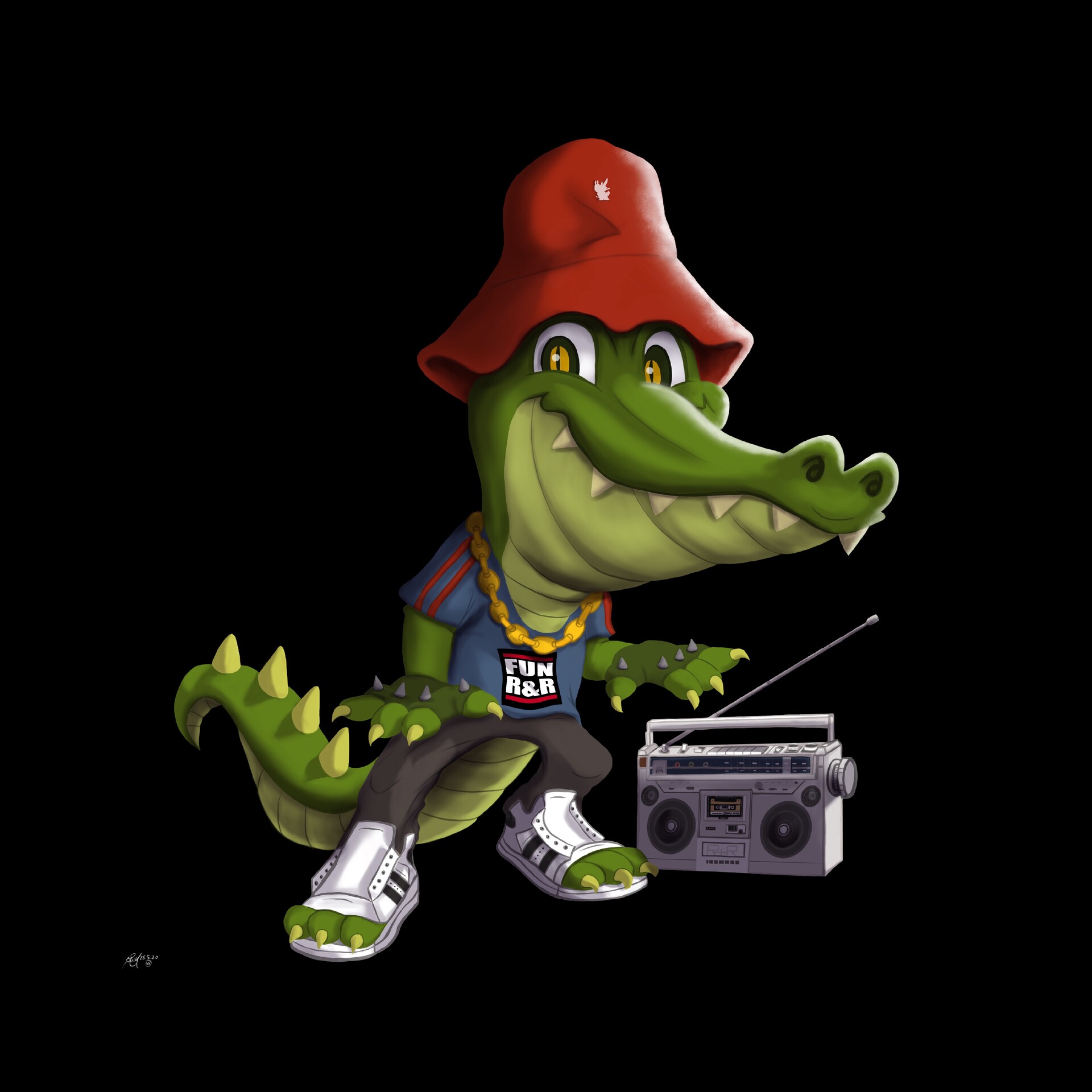 ArtStation - ALLIGATOR RAPPER