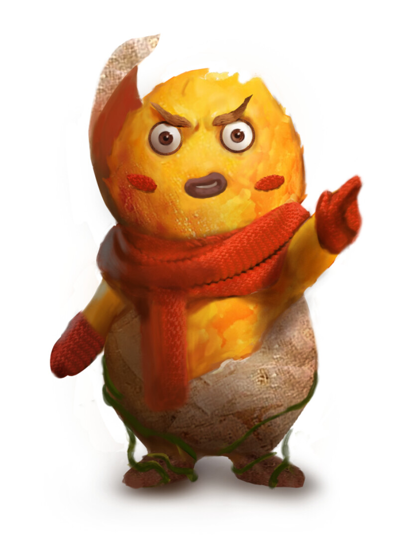 ArtStation - Roasted potato guy