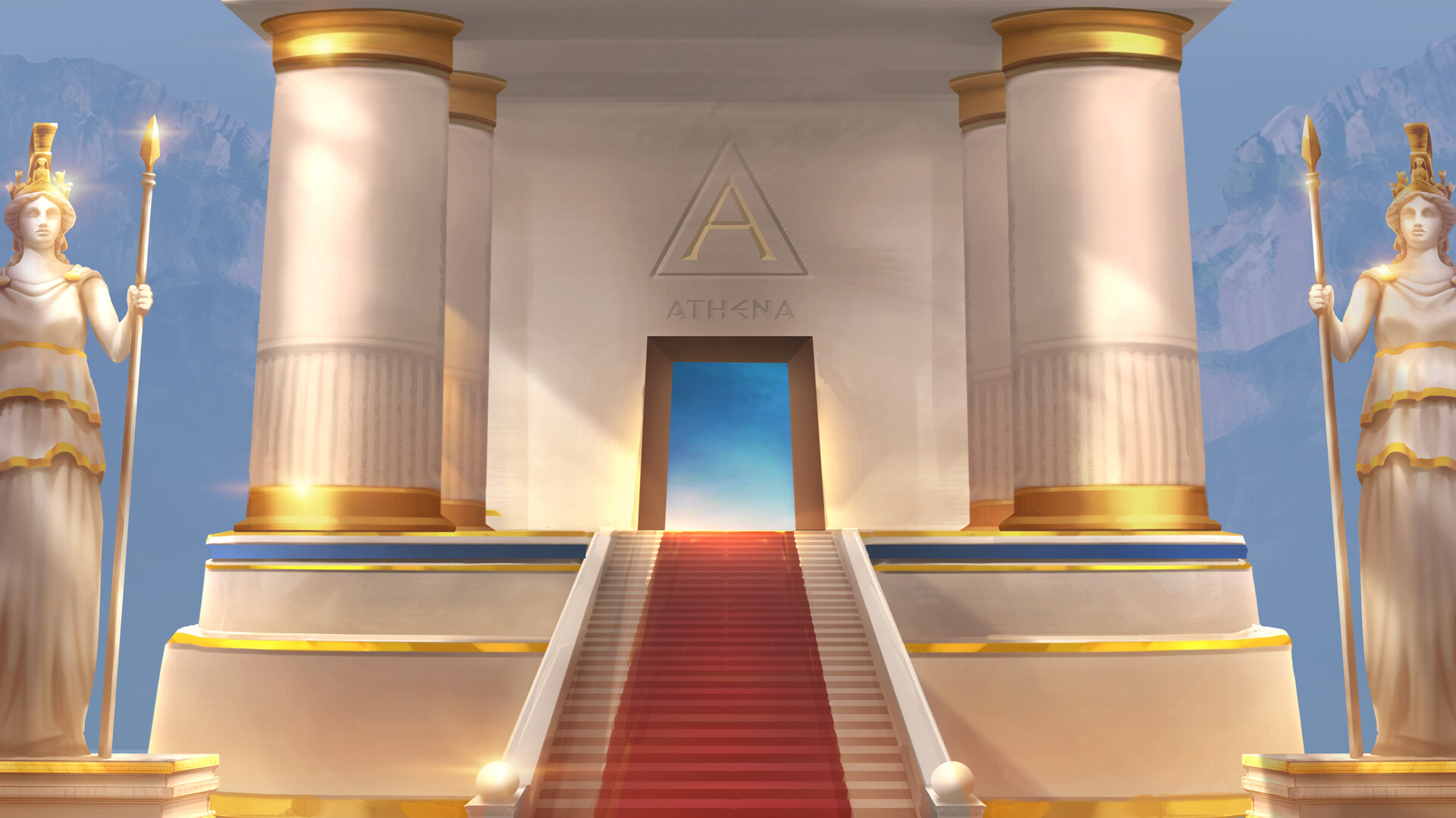 ArtStation - Guardian of Athens Backgrounds