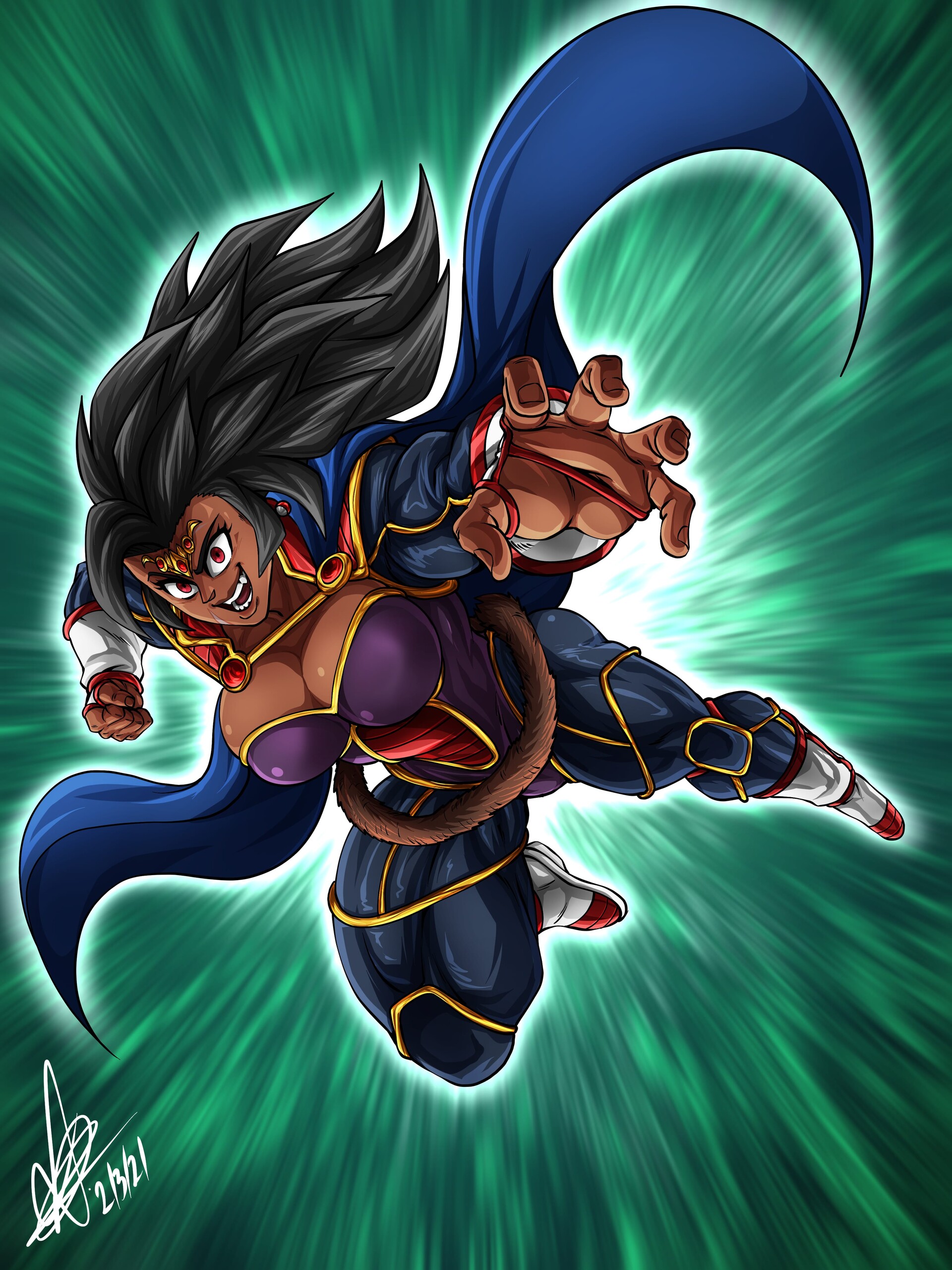 ArtStation - She-Saiyan Melina