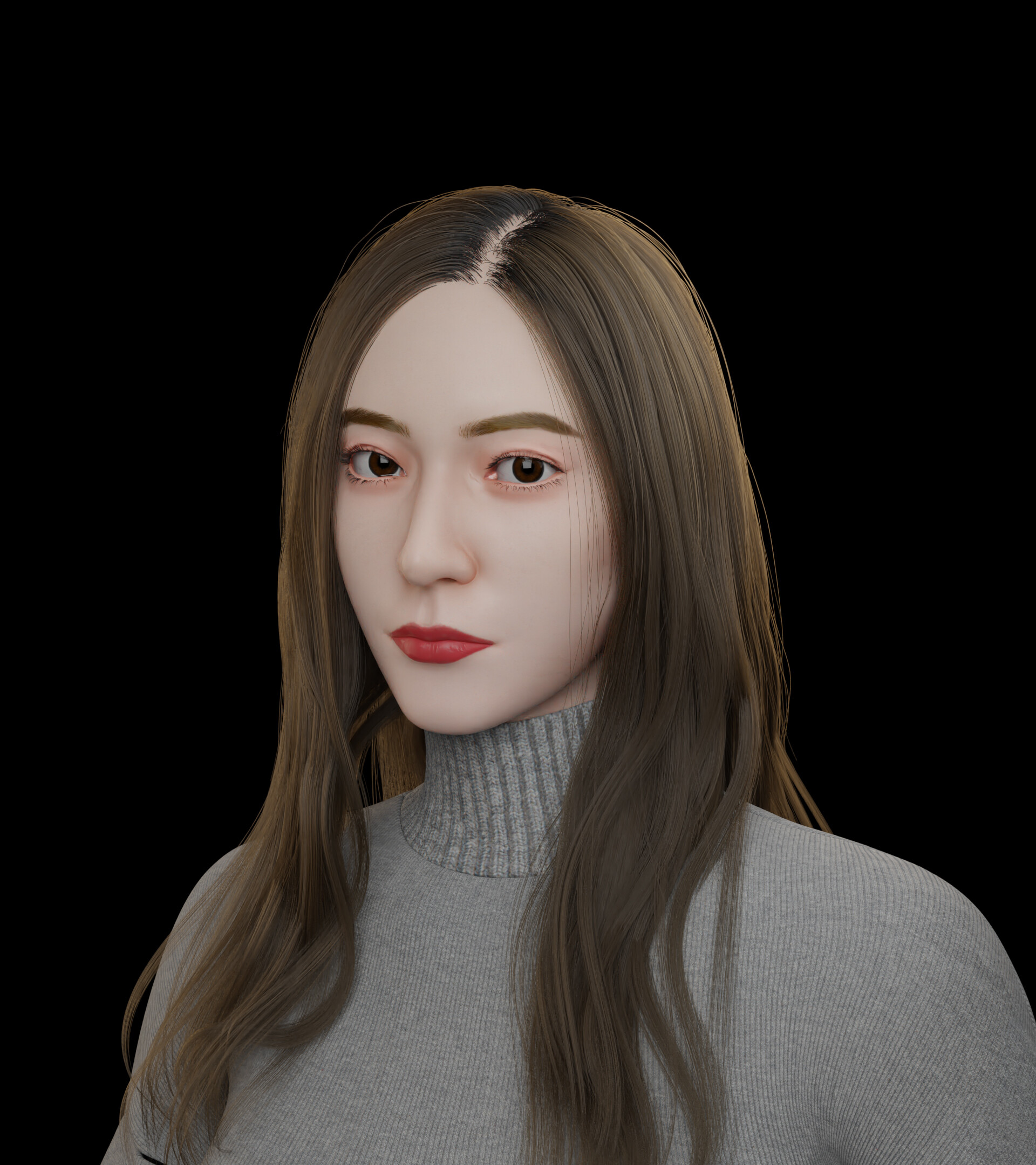 ArtStation - Female likeness study (WIP)