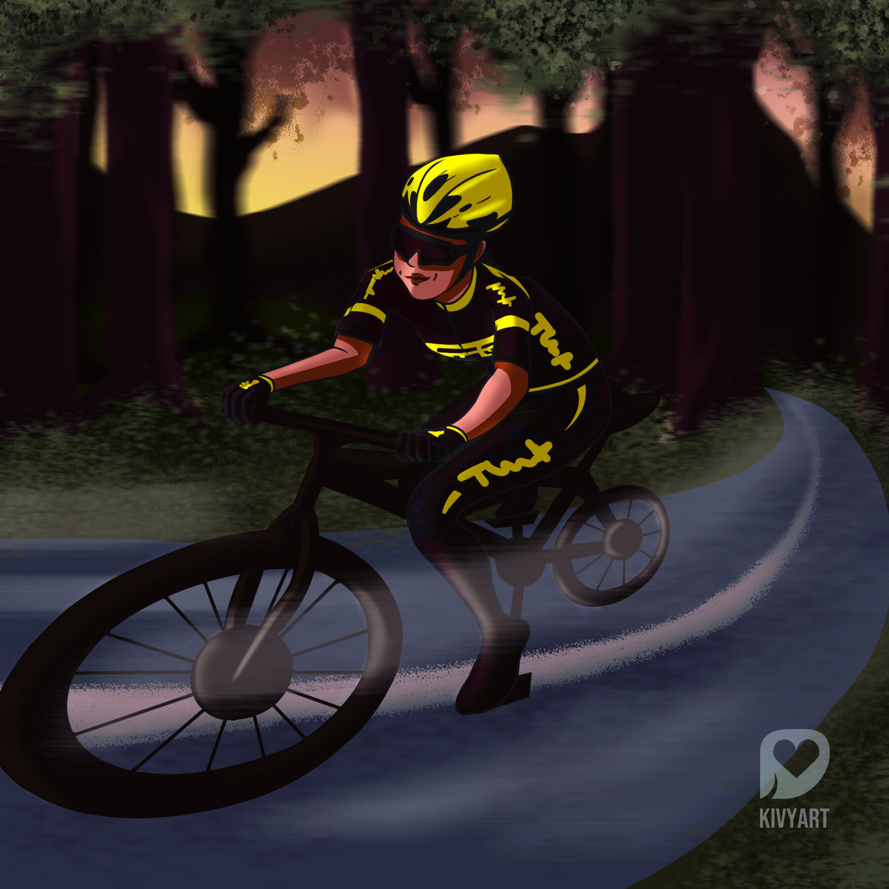 ArtStation - The cyclist