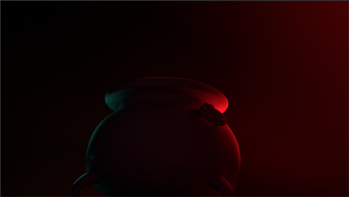 ArtStation - Cauldron Colour Lighting Test