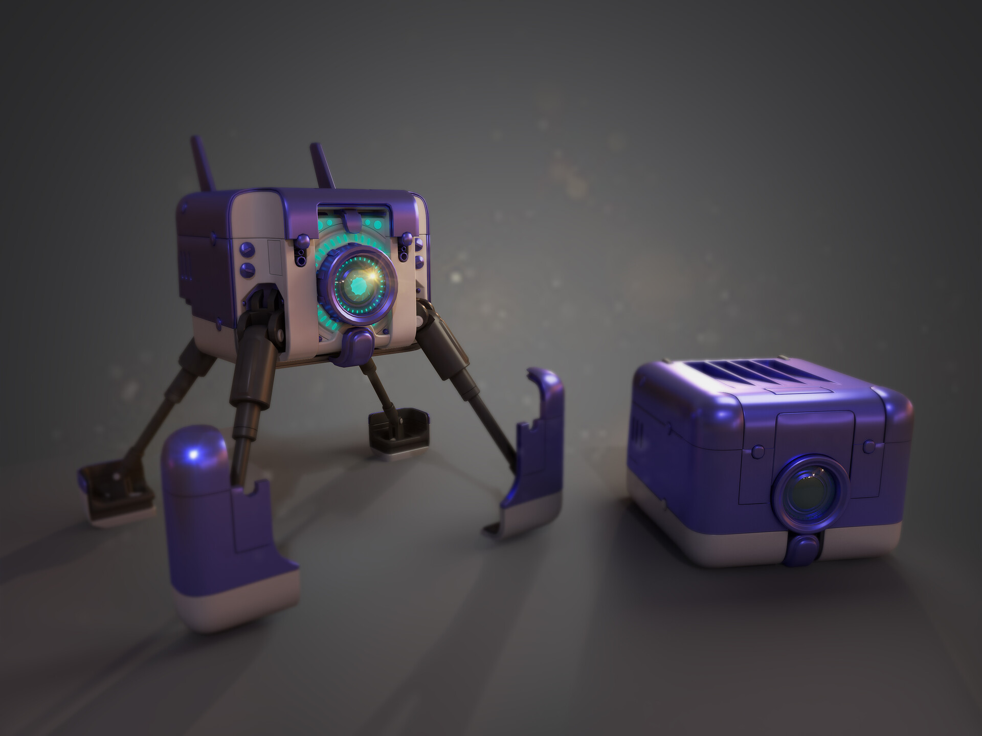 ArtStation - Blue Robot