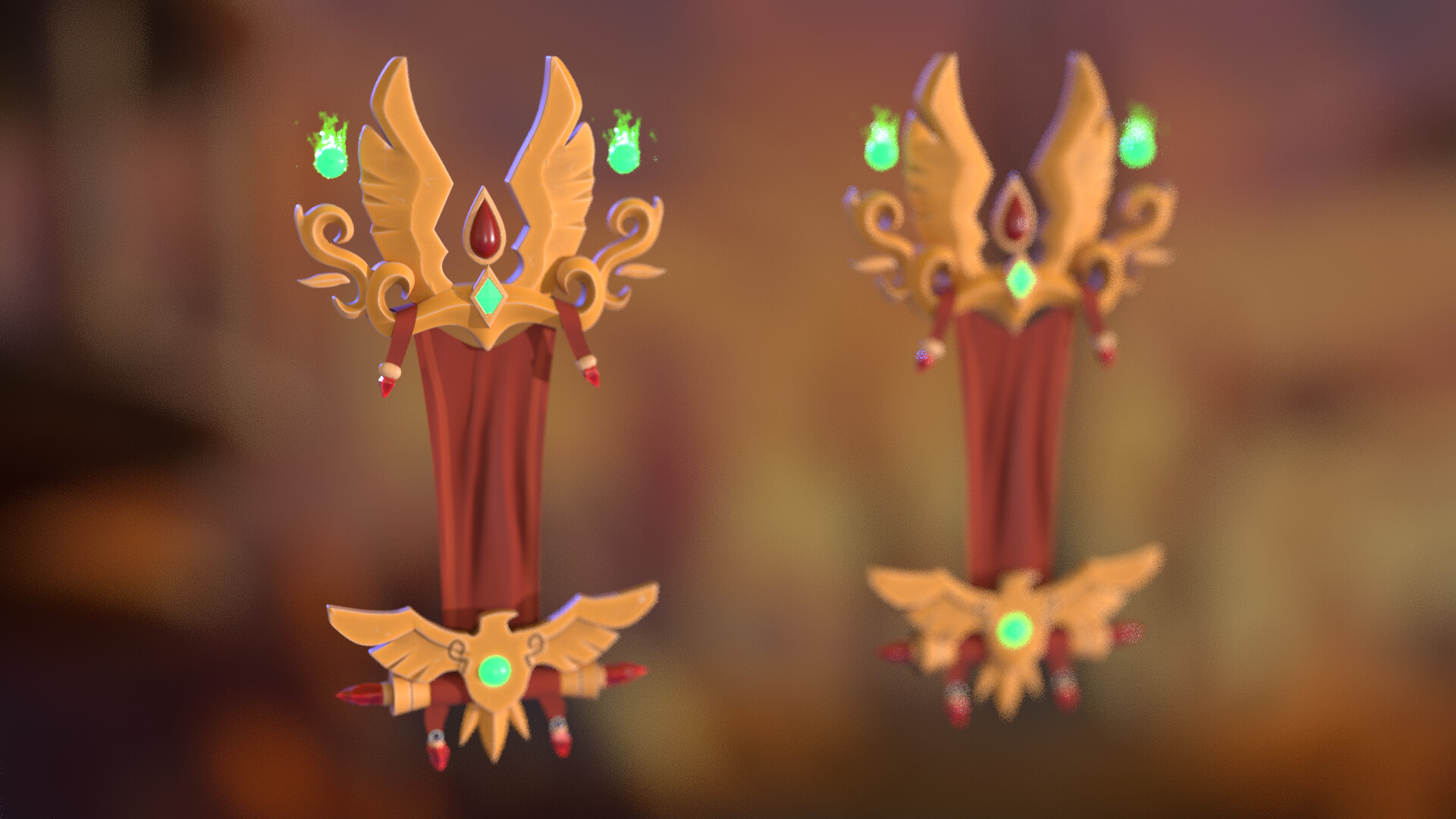 ArtStation - Stylized blood elven banner