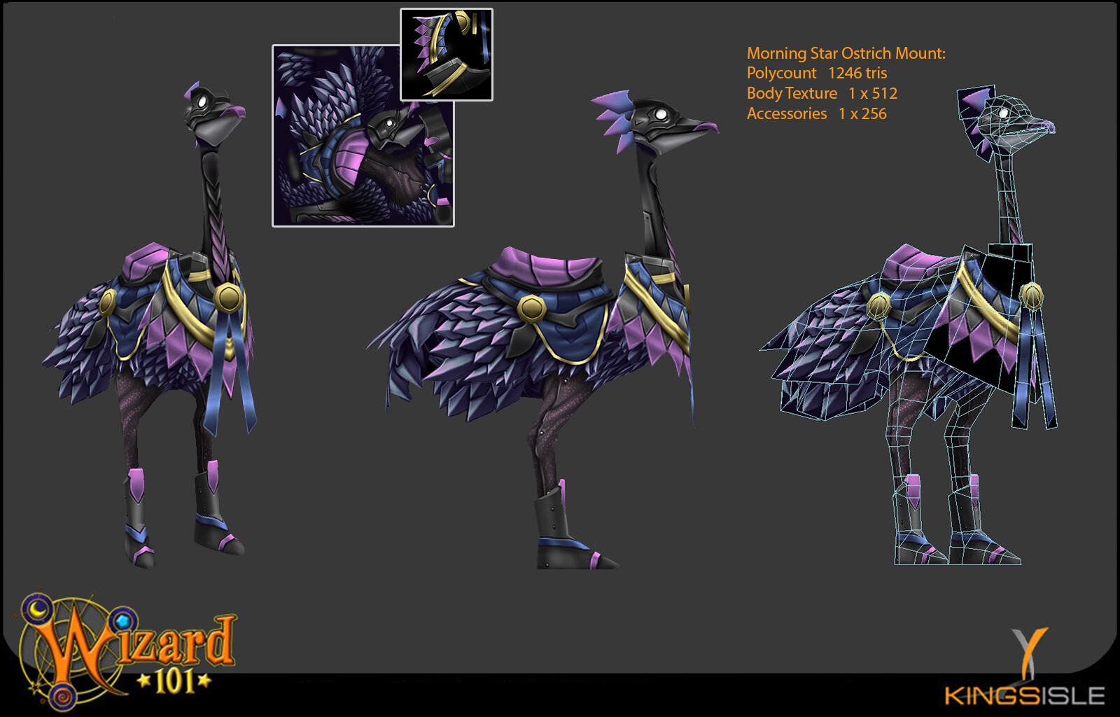 ArtStation - Morning Star Ostrich Mount