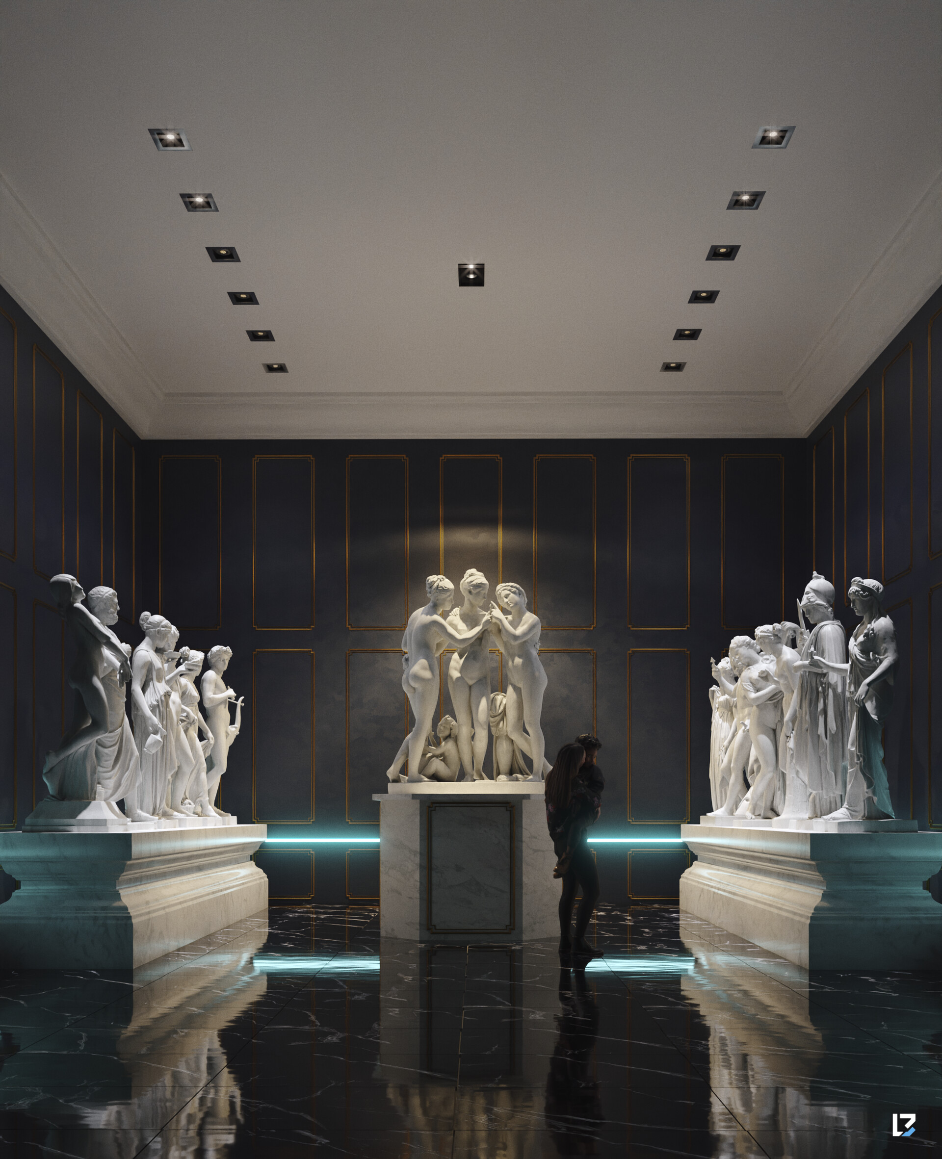 ArtStation - Blue Museum