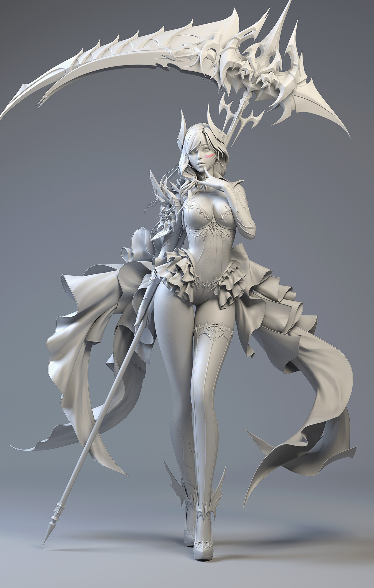 ArtStation - ABOUTCG美型课 吴同学模型作品