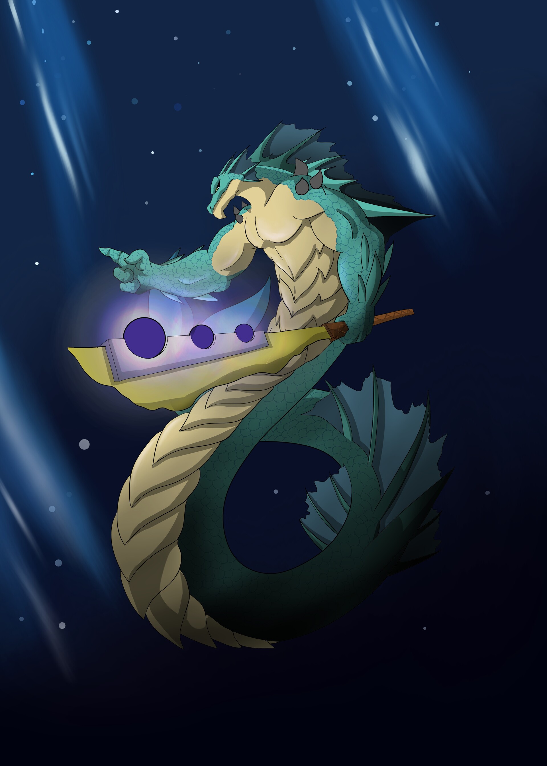 ArtStation - Naga Under the Sea