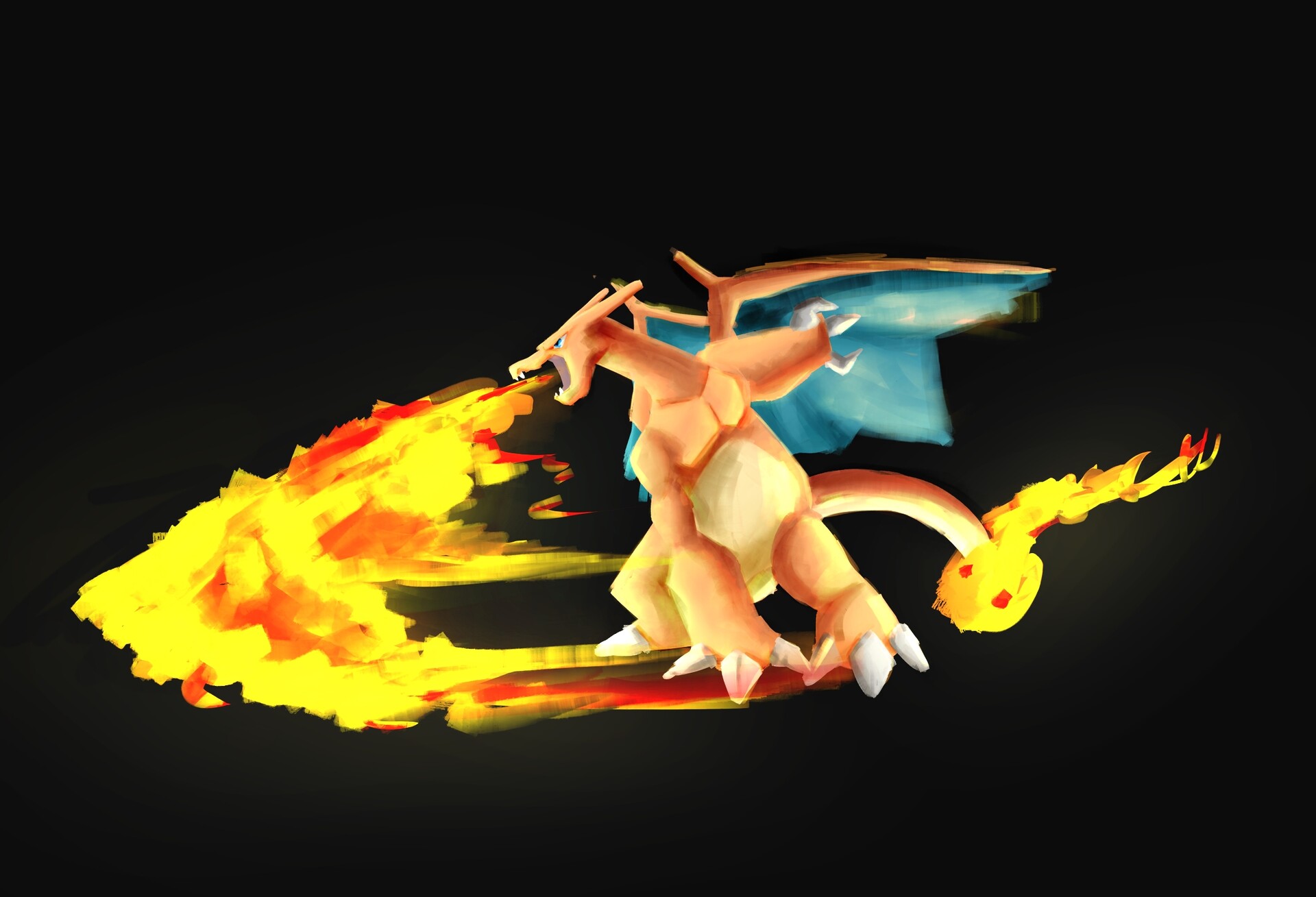 ArtStation - Pokemon Fanart : Charizard