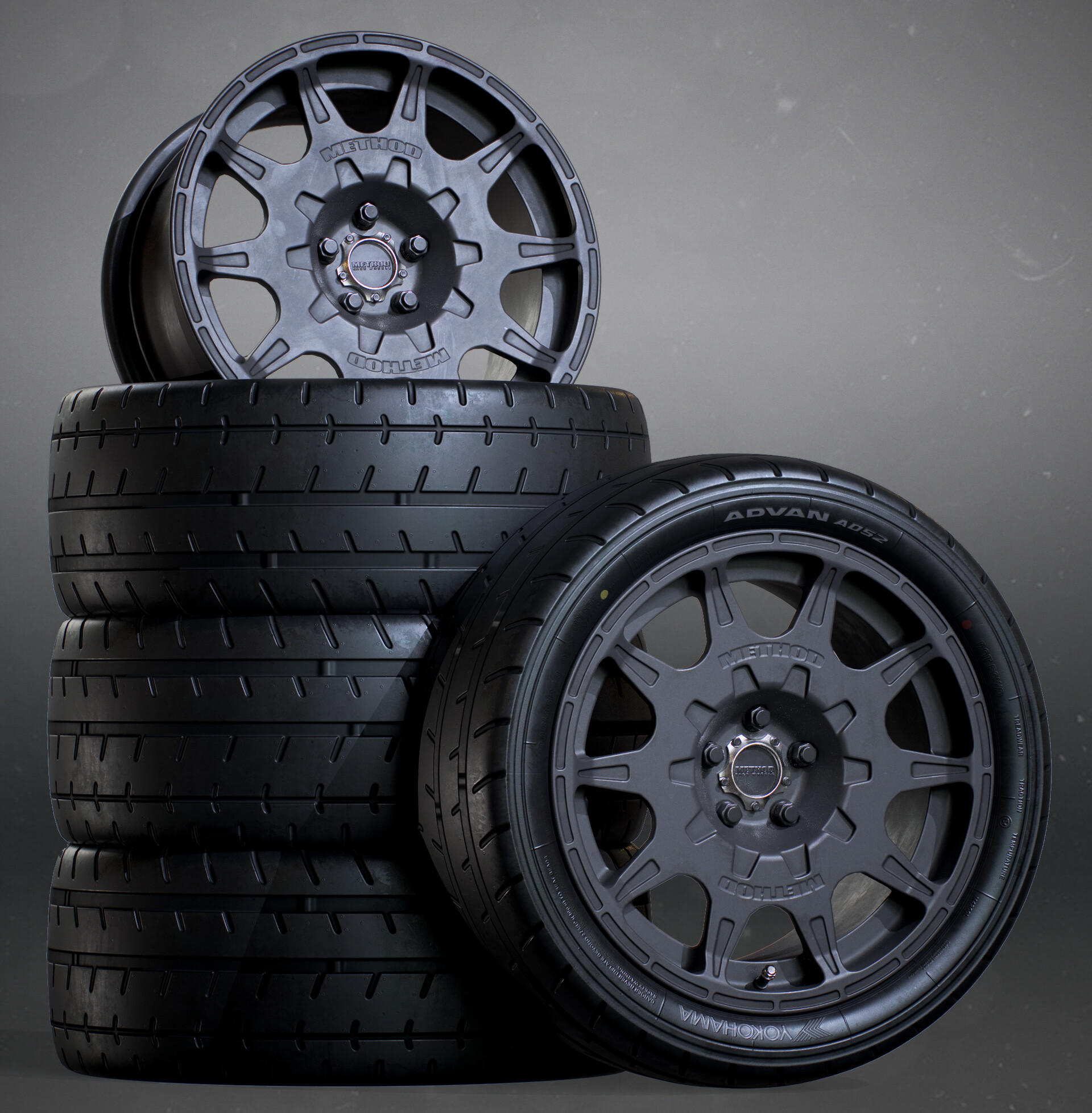 Jason Norman - 3D Environments and Hard Surface Modeling - Wheel Set ...