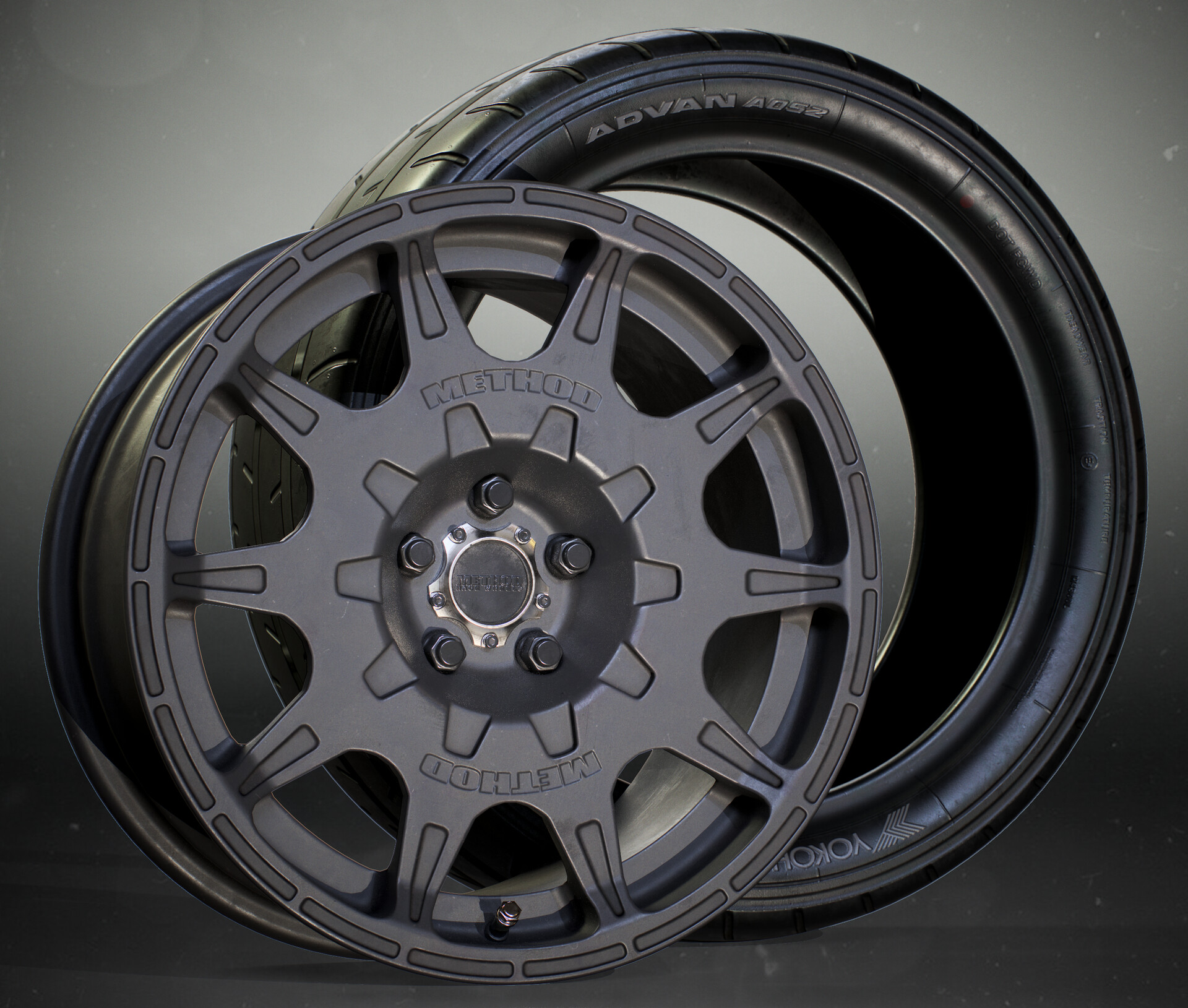 Jason Norman - 3D Environments and Hard Surface Modeling - Wheel Set ...