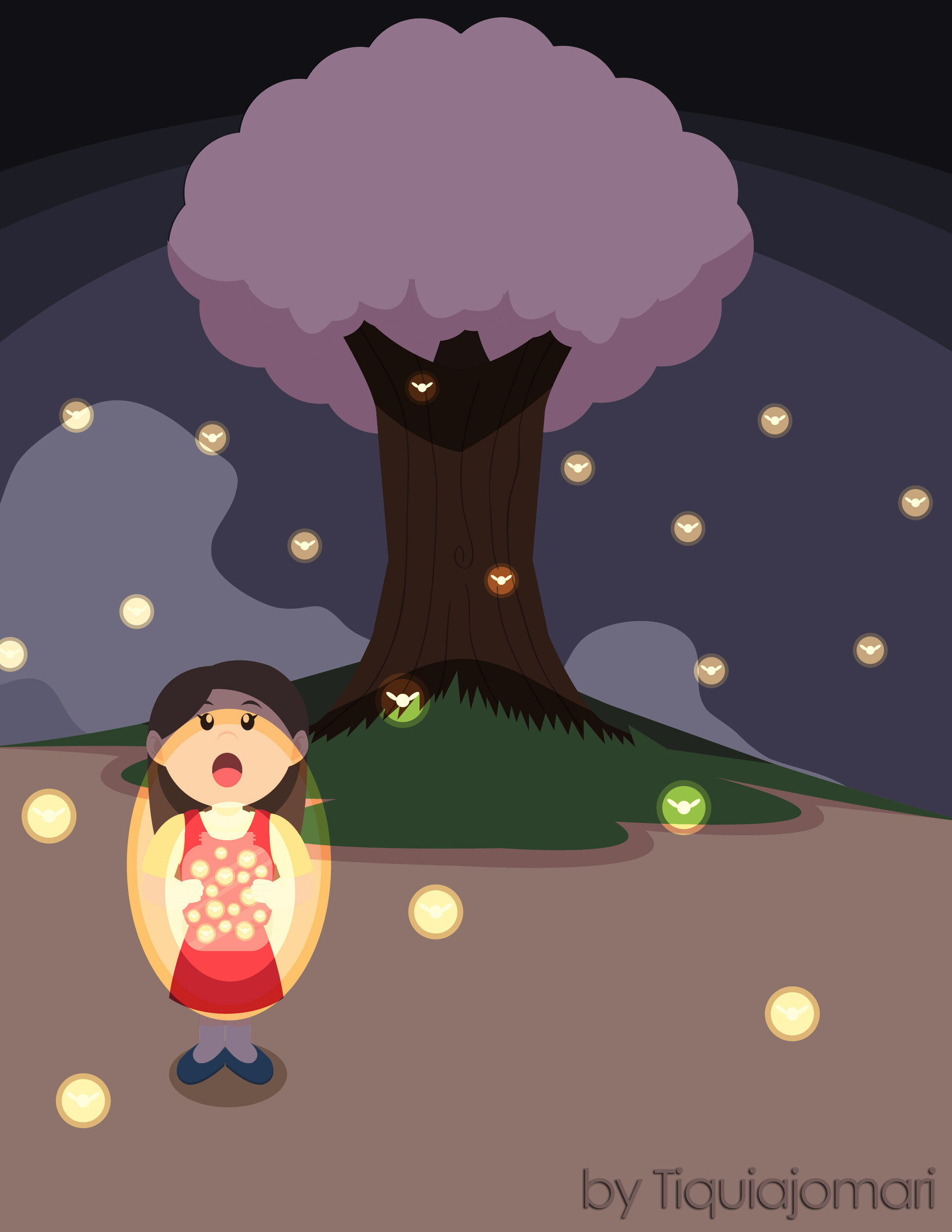 ArtStation - Spring Fireflies