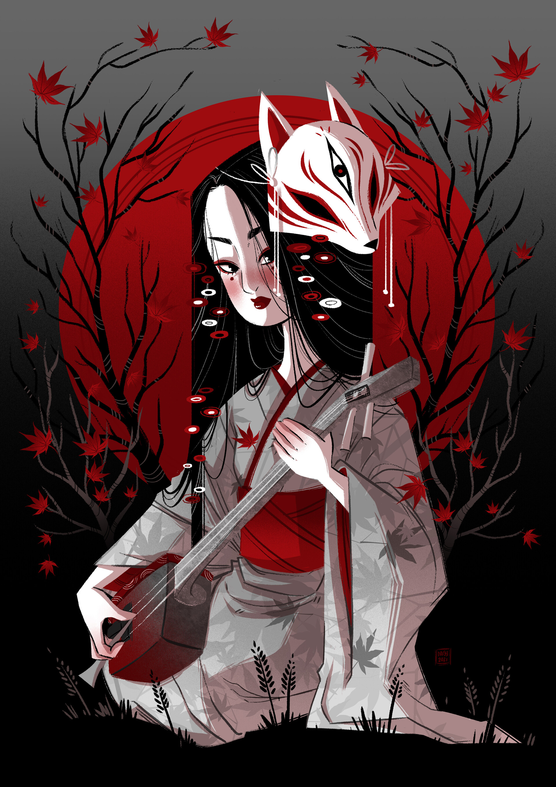 ArtStation - Red Geisha