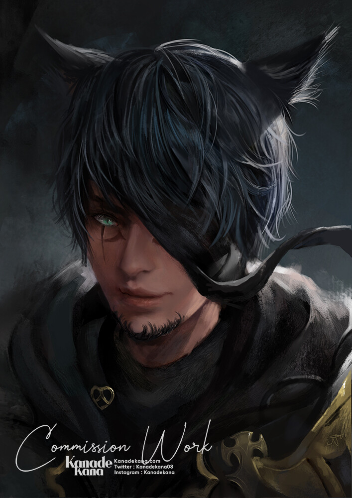 ArtStation - FFXIV Portrait Commission
