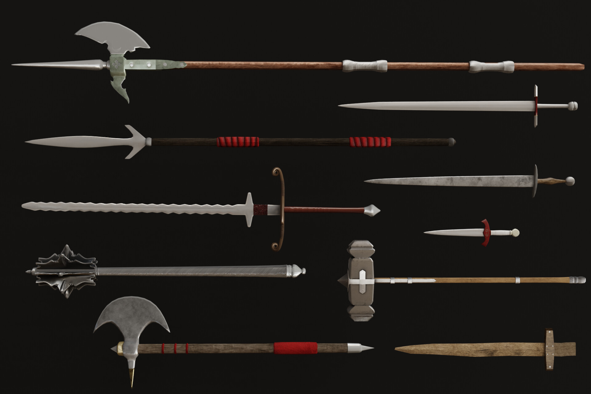 ArtStation - Medieval Weapons Collection