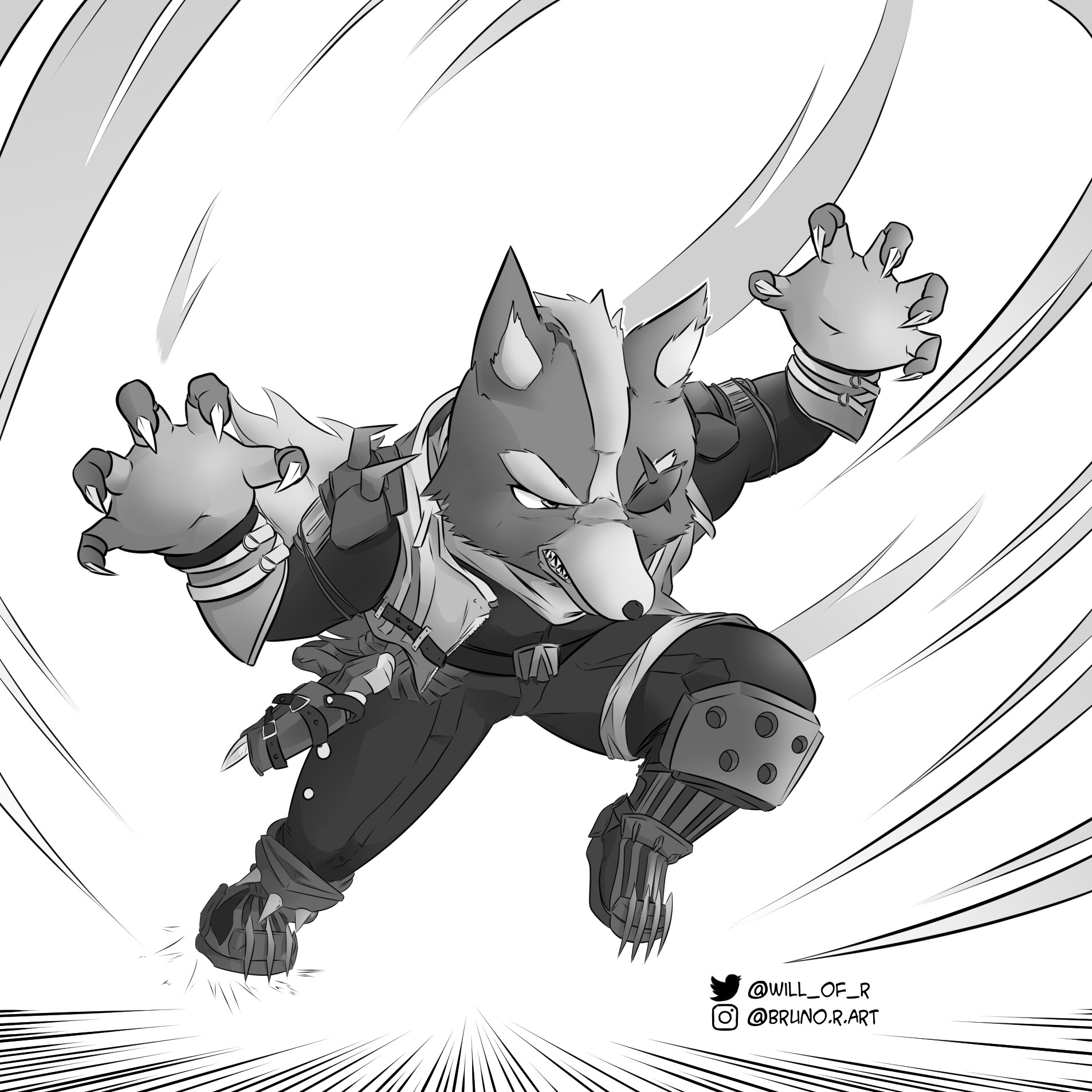 ArtStation - Wolf O'Donnell - Super Smash Bros. Ultimate