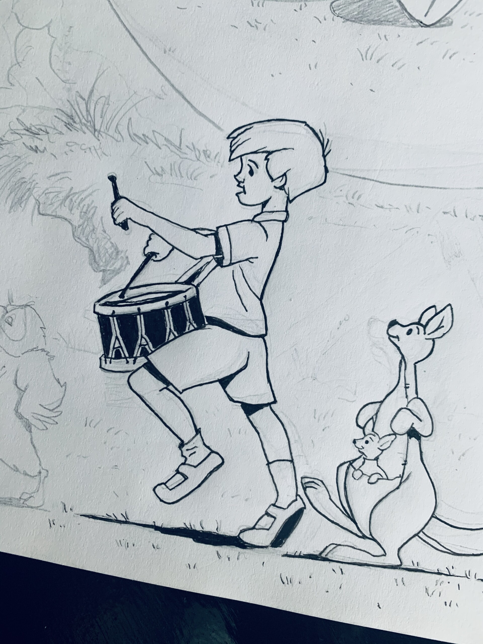 winnie the pooh christopher robin coloring pages