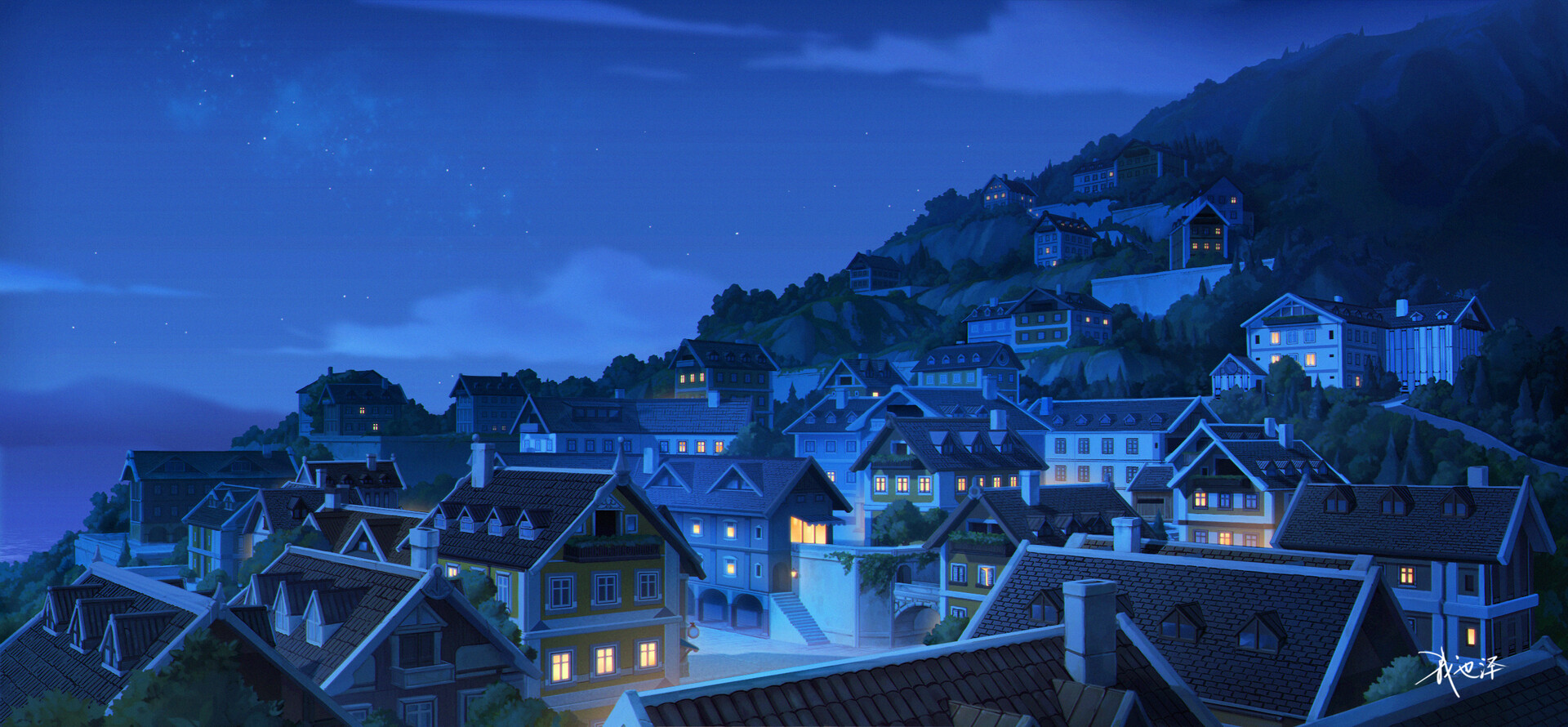 ArtStation - Night Town