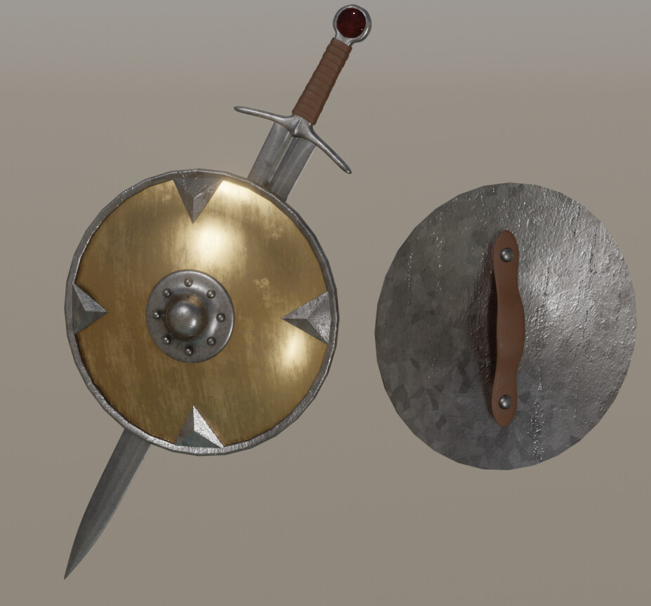 ArtStation - Old Shield
