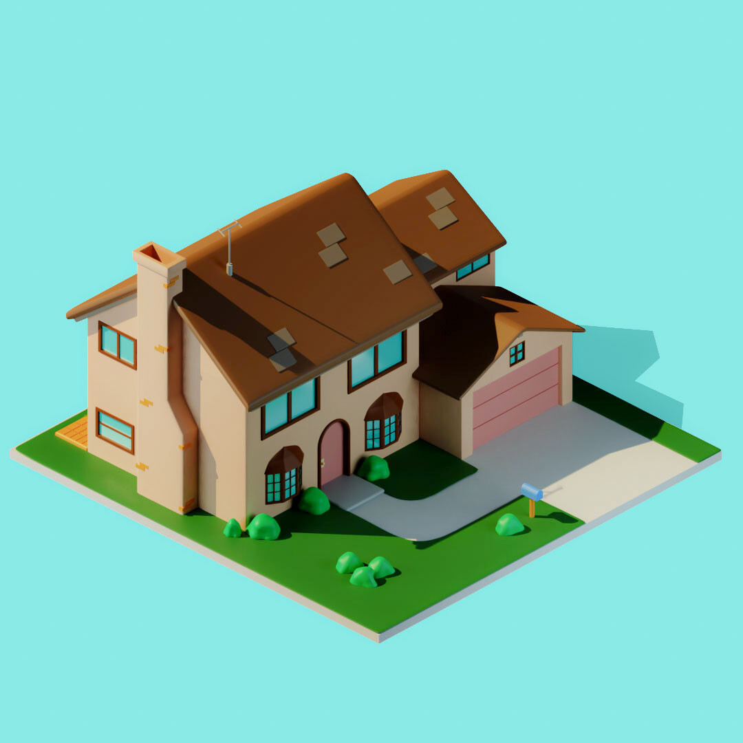 ArtStation - Simpsons' House