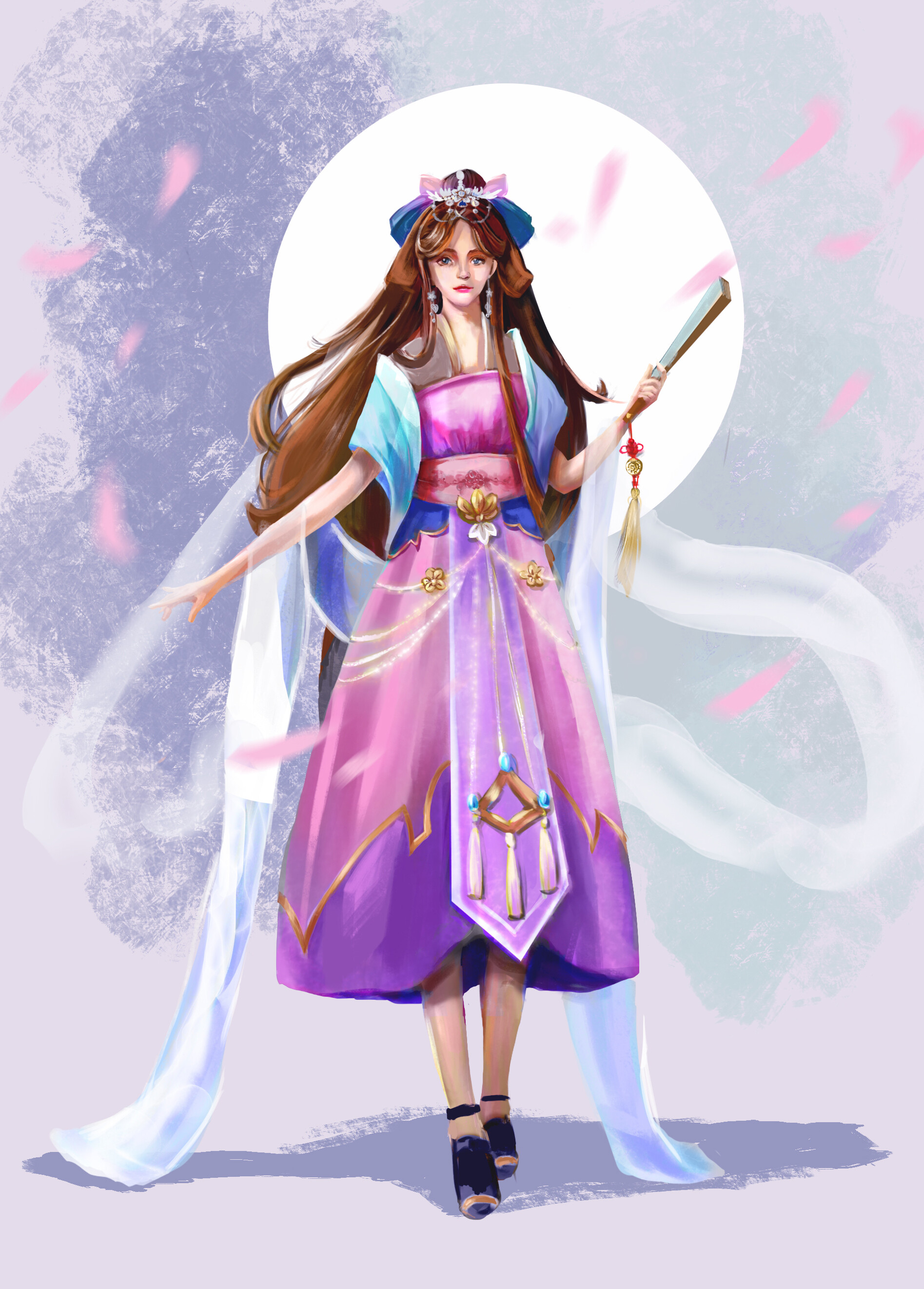 ArtStation - Midautumn festival - the moon goddess