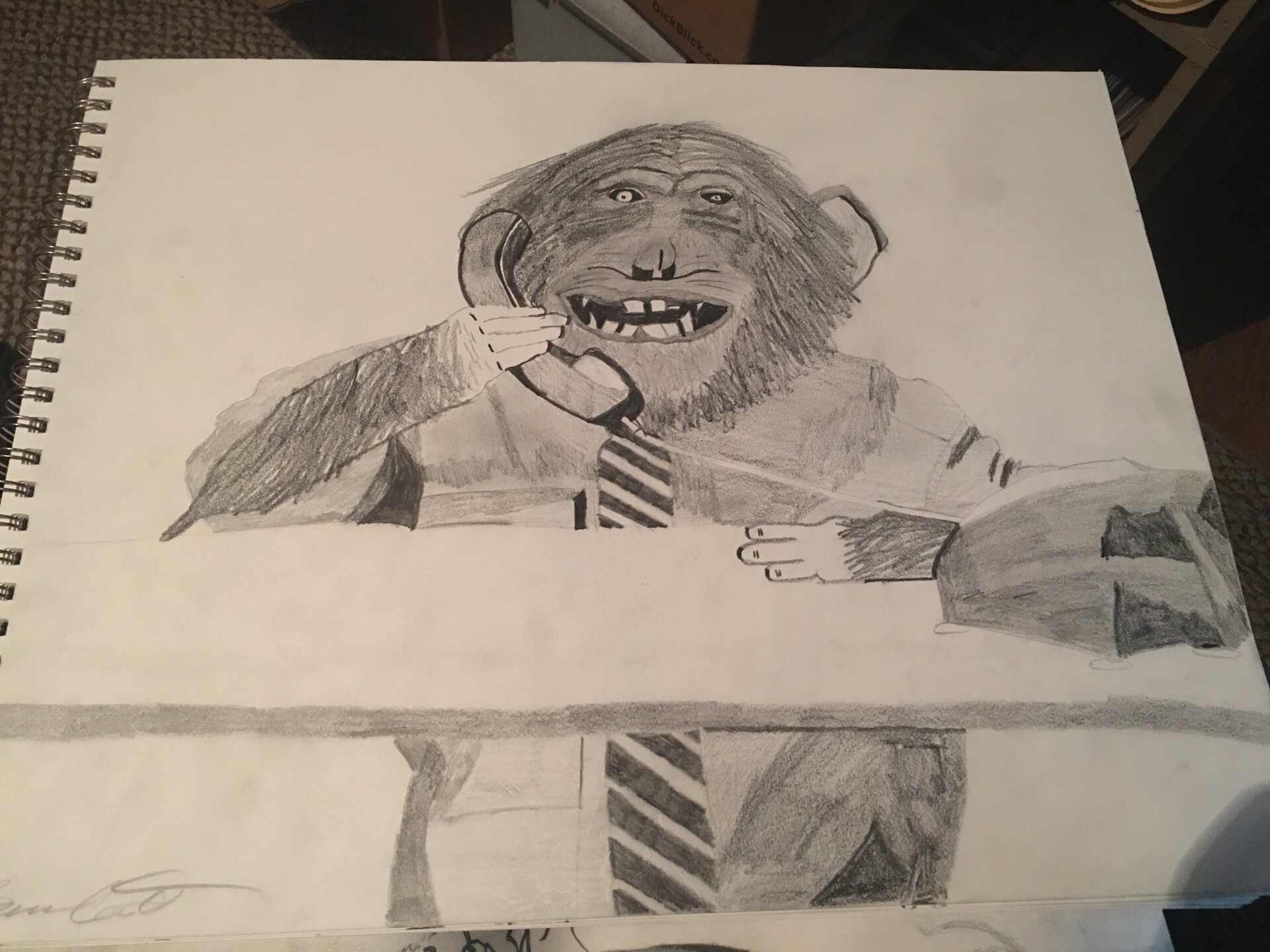 ArtStation - Monkey Drawing