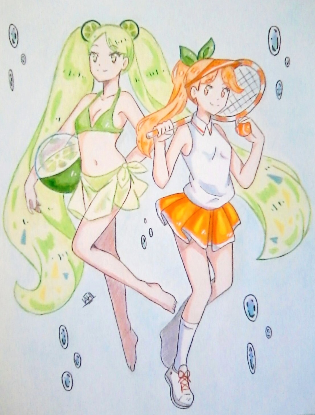 ArtStation - Lime & Orange.