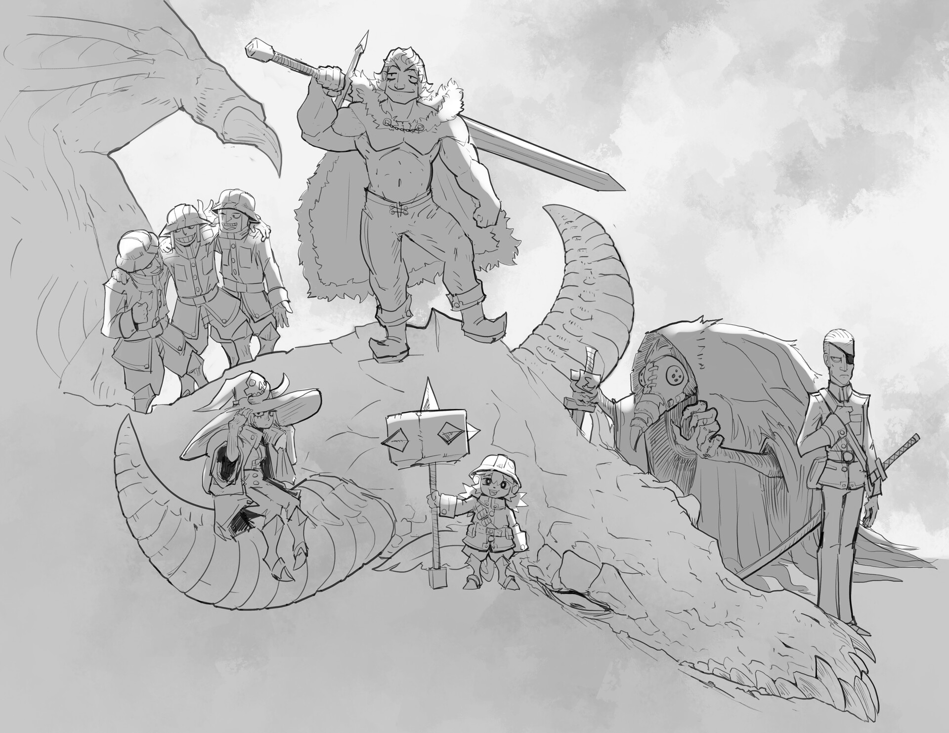 ArtStation - Dragon Raiders