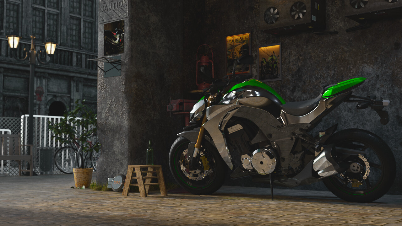 ArtStation - Kawasaki z1000