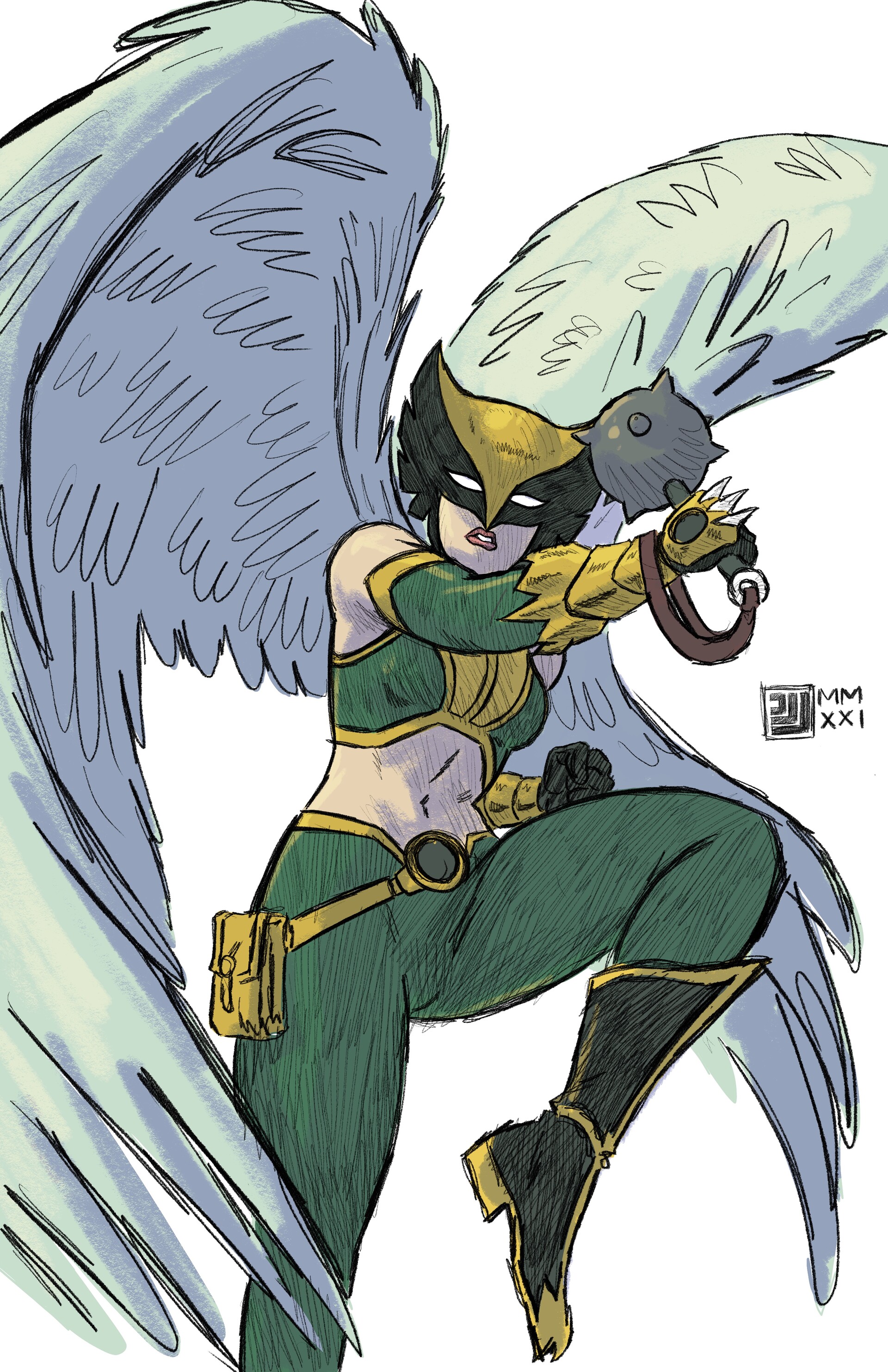 ArtStation - Hawkgirl