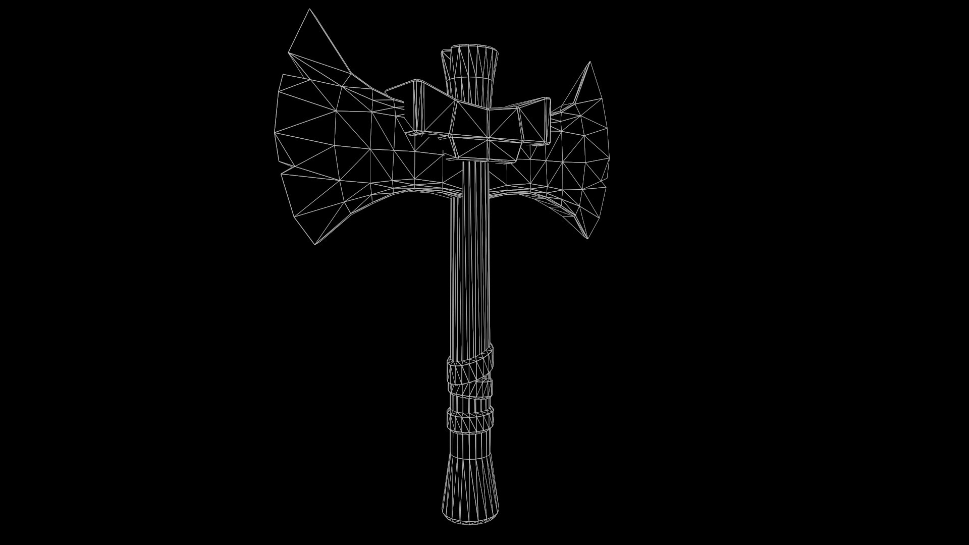 Alexander Young - Stylized Rune Axe