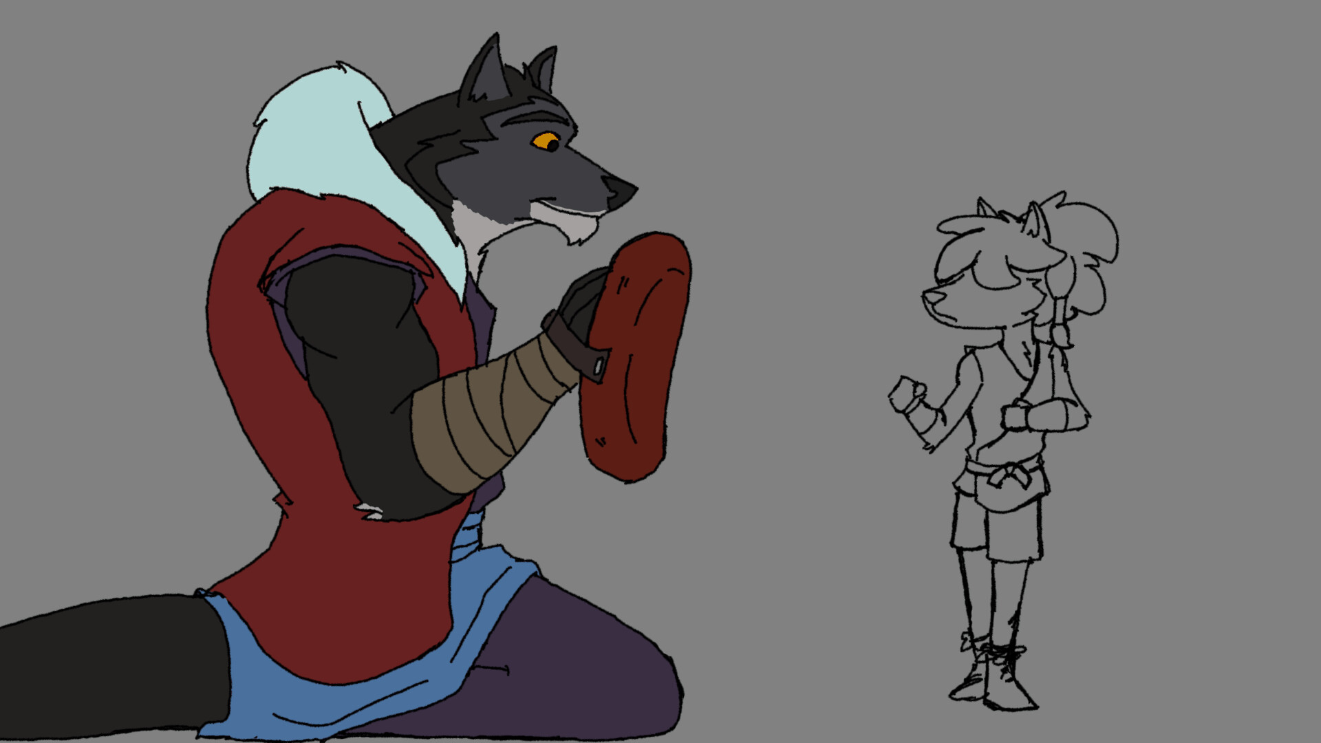 ArtStation - Kick Pencil Test