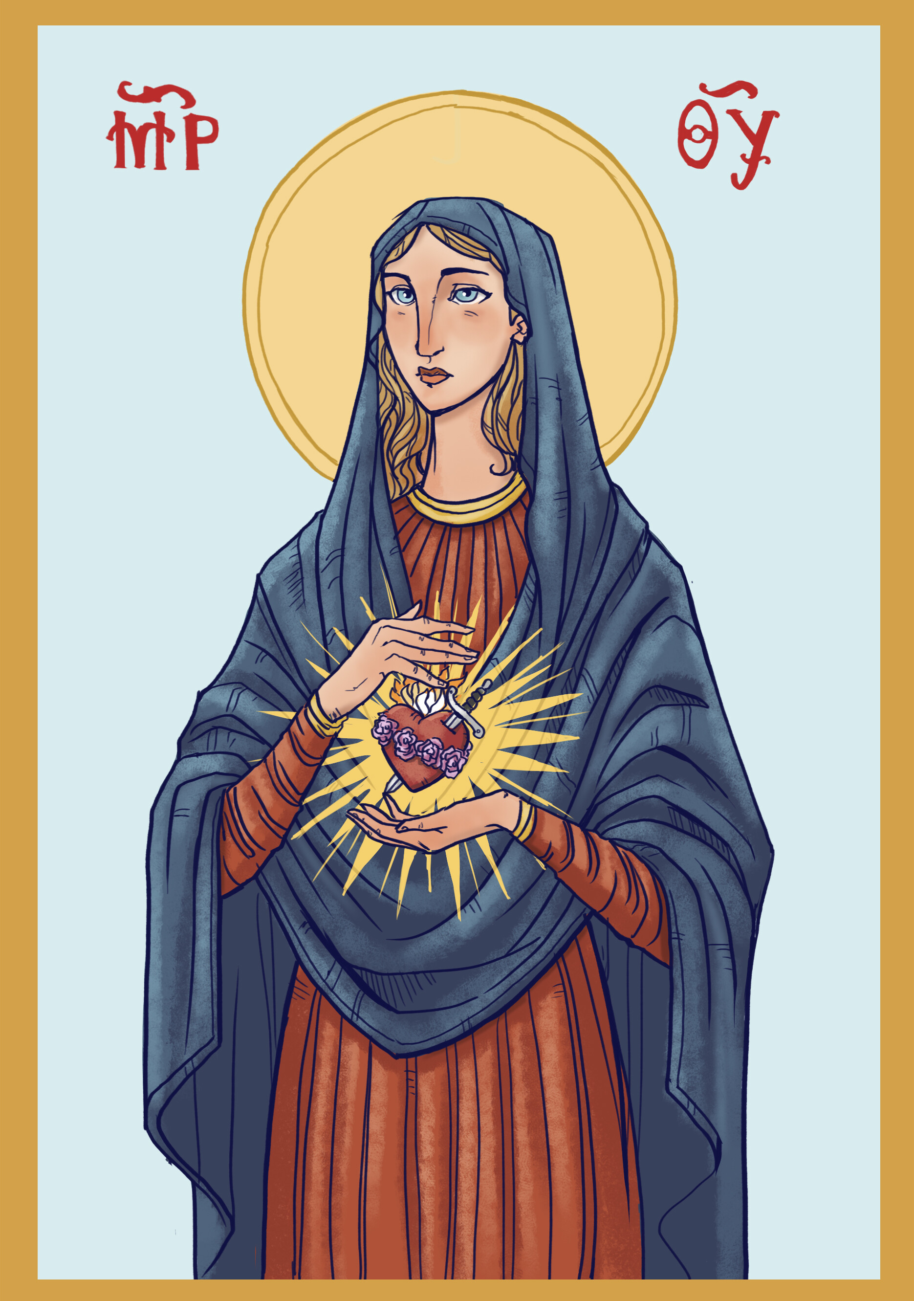 ArtStation - The Blessed Virgin