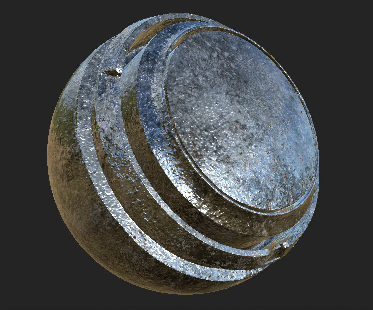 ArtStation - Rough old dirty metal Smart Material