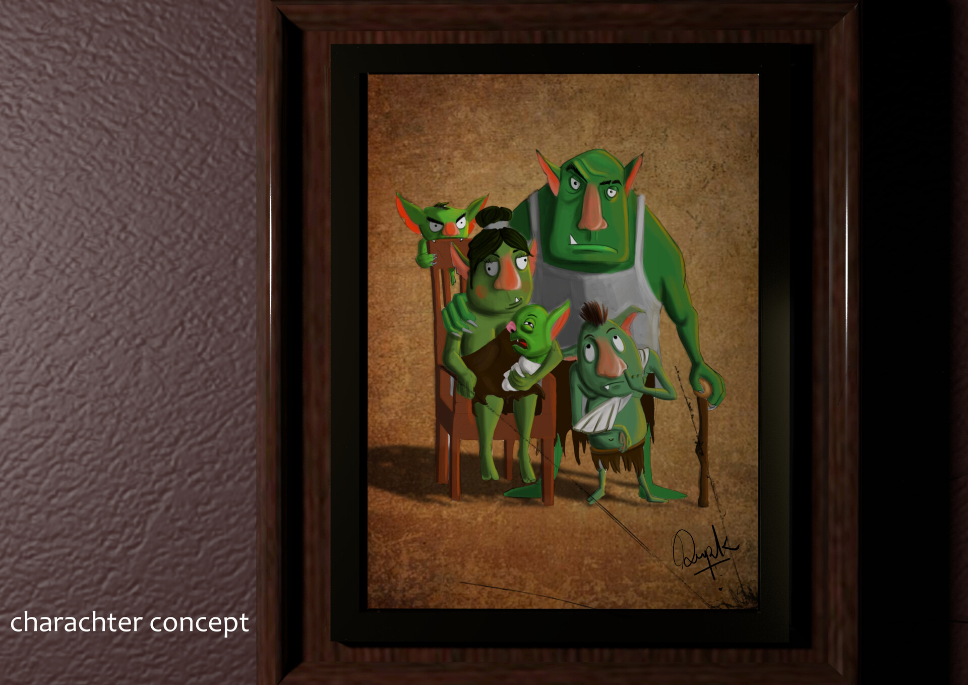 ArtStation - #Goblins Family picture