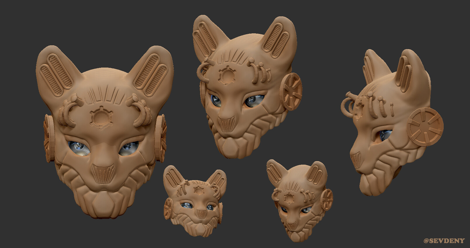 ArtStation - Tiger Mask - Game Asset